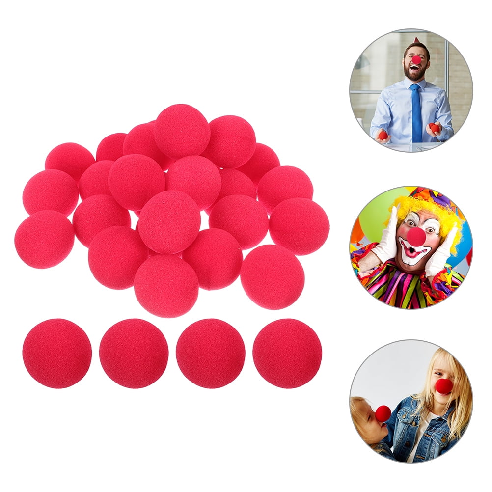 SWETRACE 100Pack Portable Clown Props Red Circus Style for Fancy Dress ...