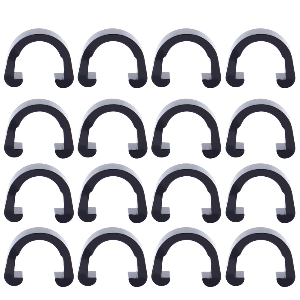 SWETRACE 100Pcs C Shaped Bike Cable Clips for Mountain Bike Use 1.3x1x0 ...