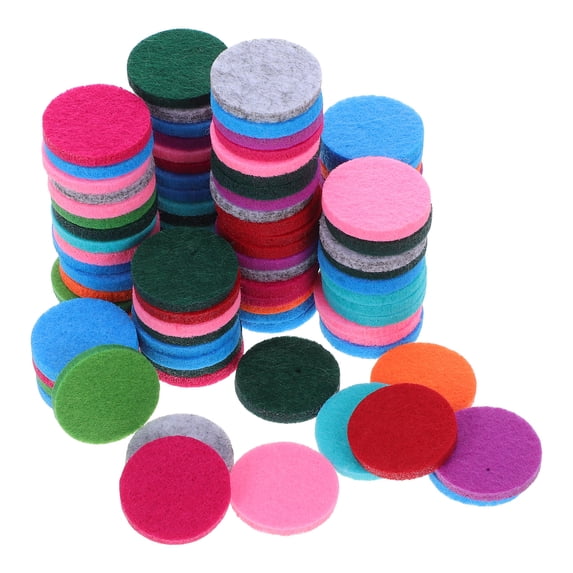 SWETRACE 100Set Round Felt Pads for Locket Pendant Diffuser with Oil ...