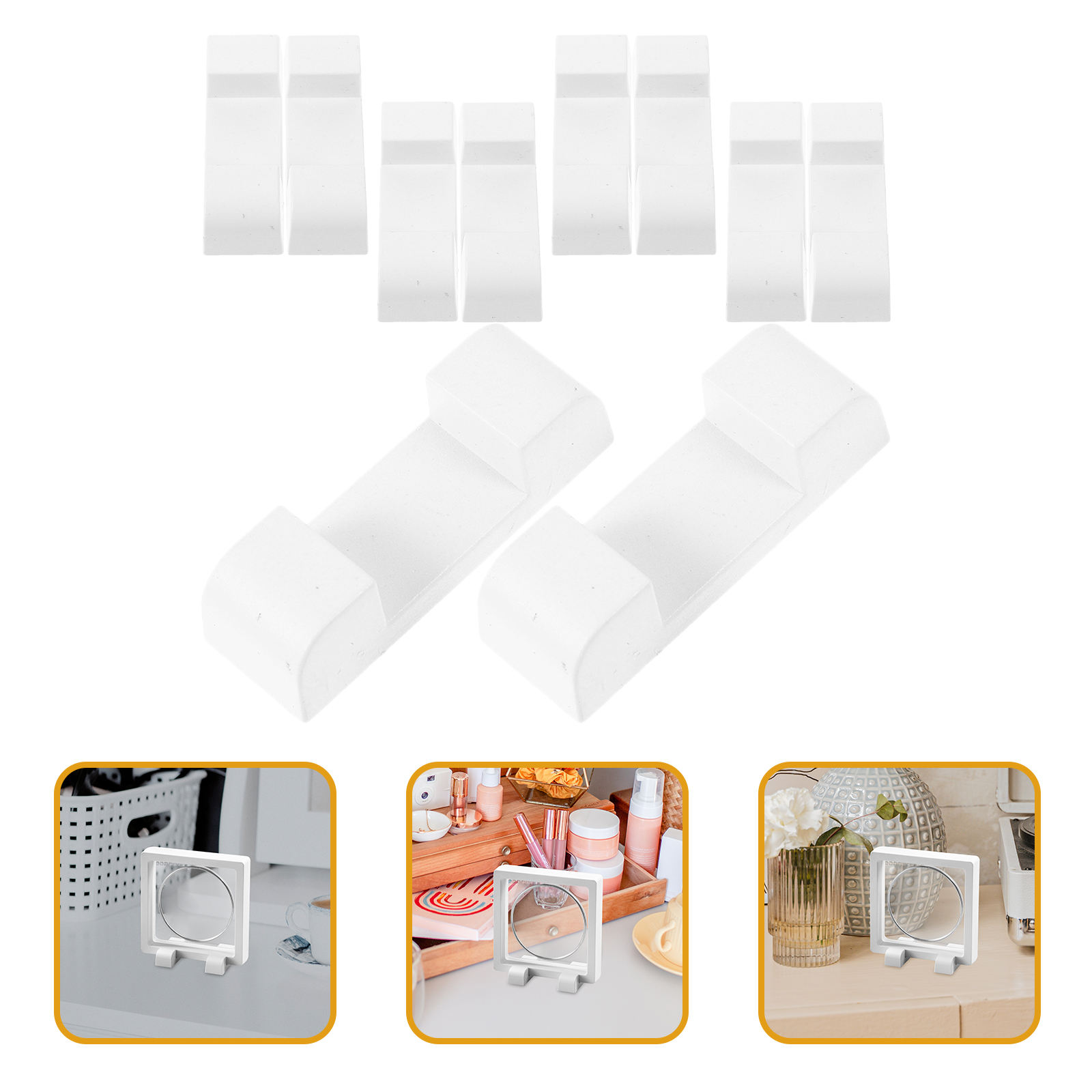 SWETRACE 10Pack Display Stand Bases Simple Design Multi-use Jewelry ...