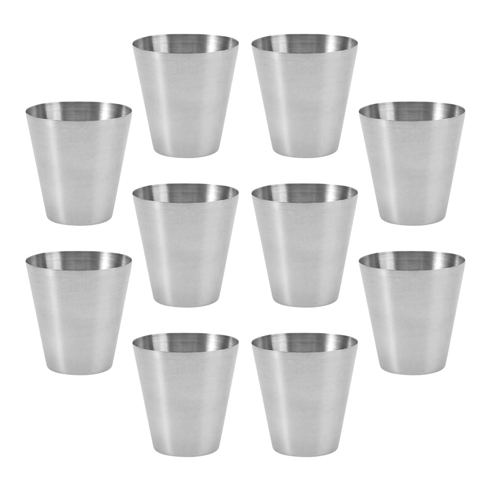 SWETRACE 10Pack Stackable Camping Cups Rust-Proof and Tasteless for ...