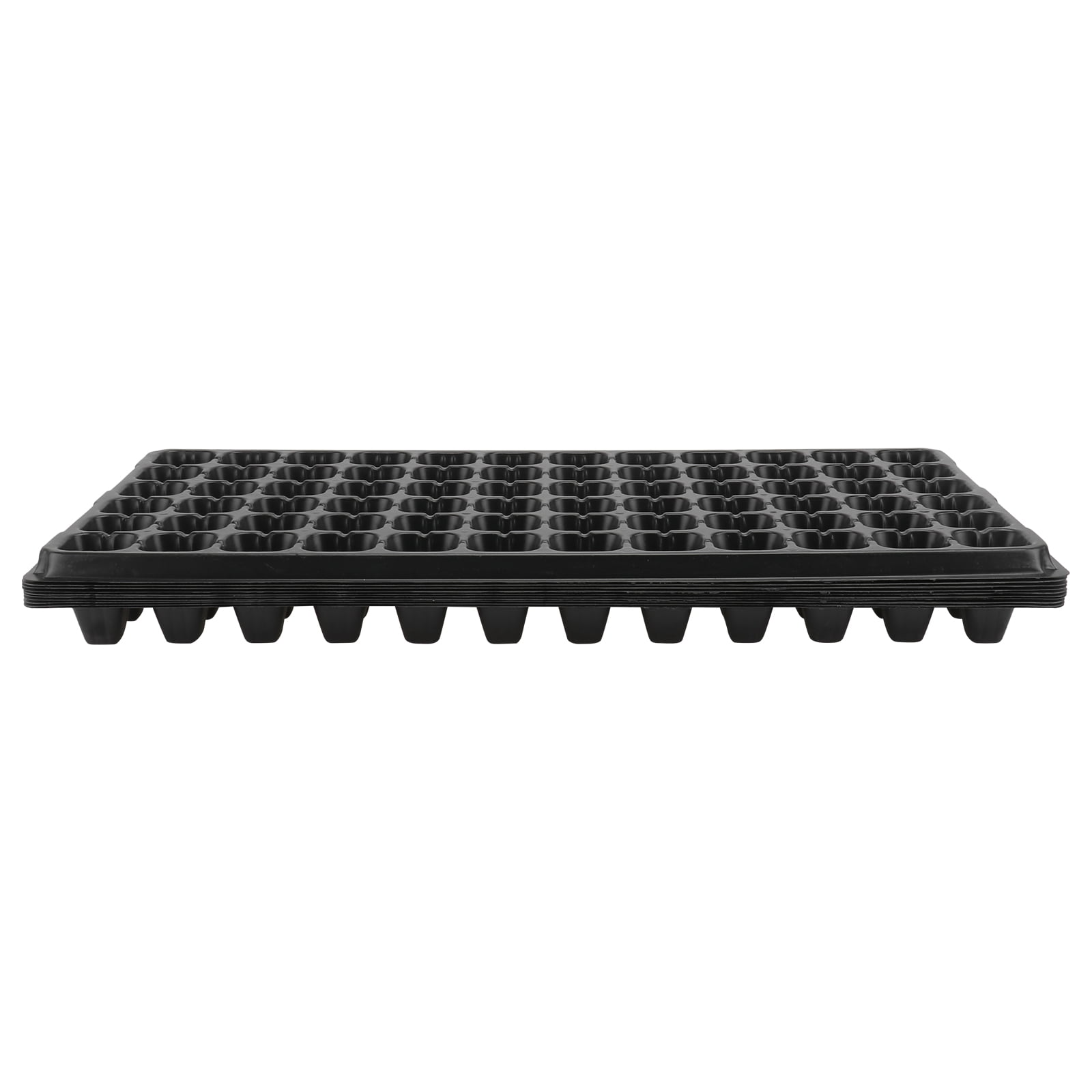SWETRACE 10Pcs Black Pvc Tray For Planting Mesh Tray And Fodder Trays ...