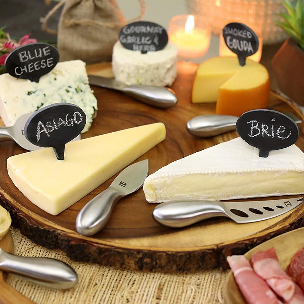 SWETRACE 10Pcs Chalkboard Mini Signs For Buffet Cheese Marker Set White ...