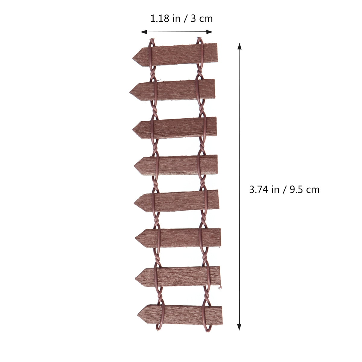SWETRACE 10Pcs Miniature Fence Model Simple and Elegant for Mini Houses ...