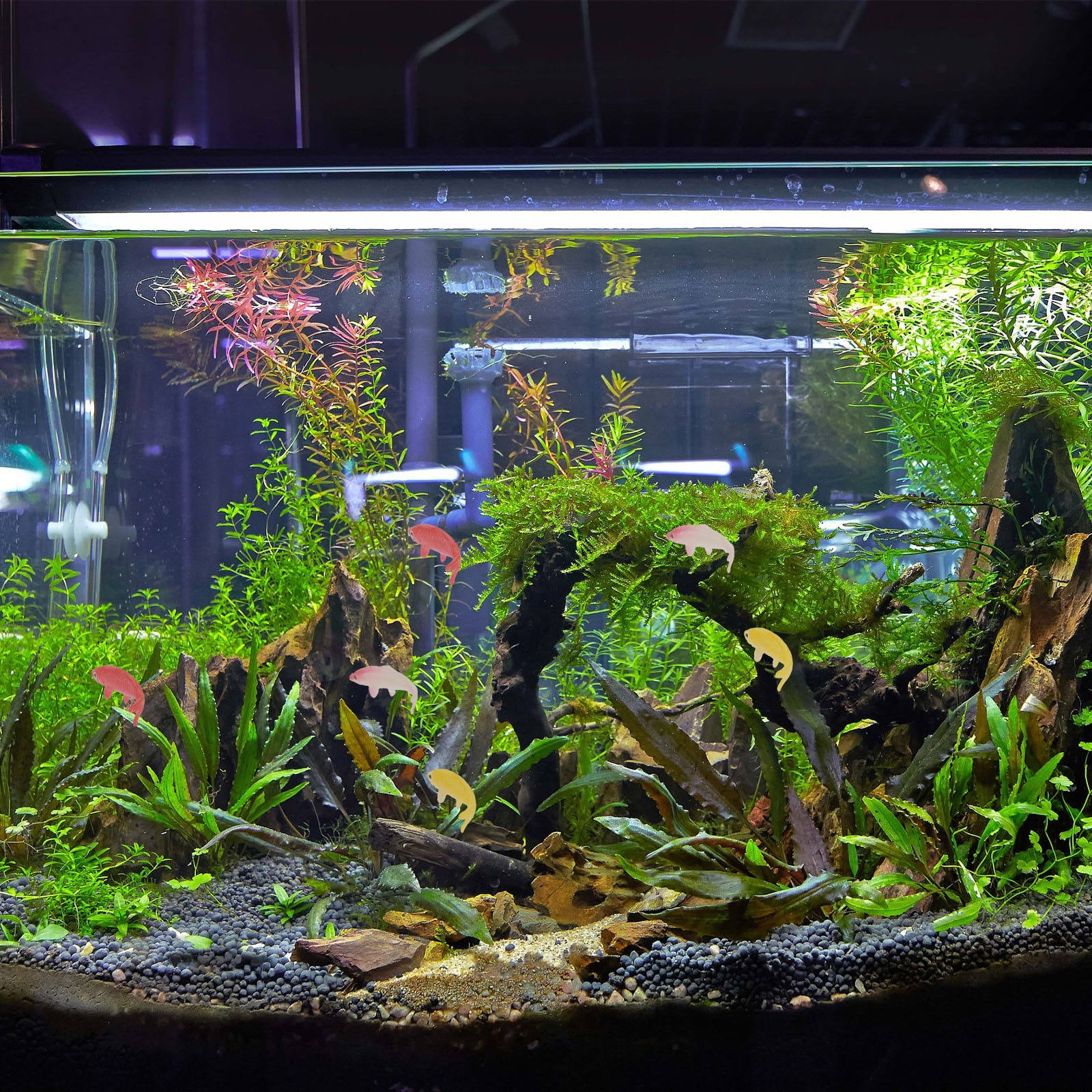 SWETRACE 10Pcs Miniature Koi Fish Resin Floating Fish Realistic Design ...