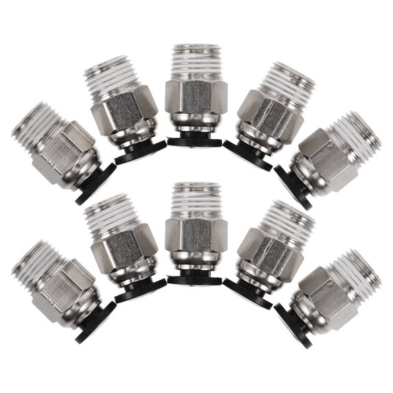 SWETRACE 10Pcs Pneumatic Connector M10 Threaded Connection Smooth for ...