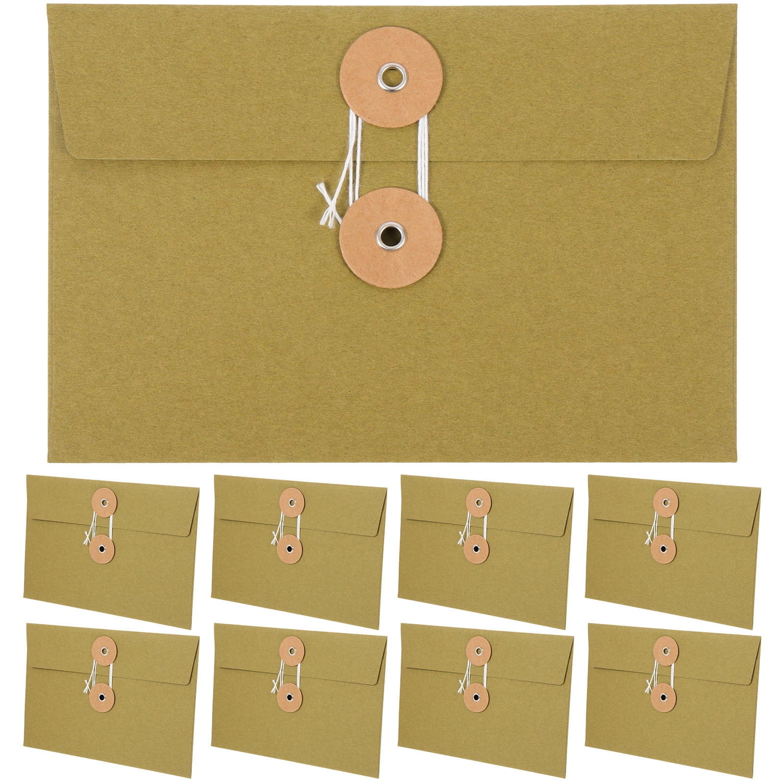 SWETRACE 10Pcs Student Paper Pockets for School Supplies Green Color ...