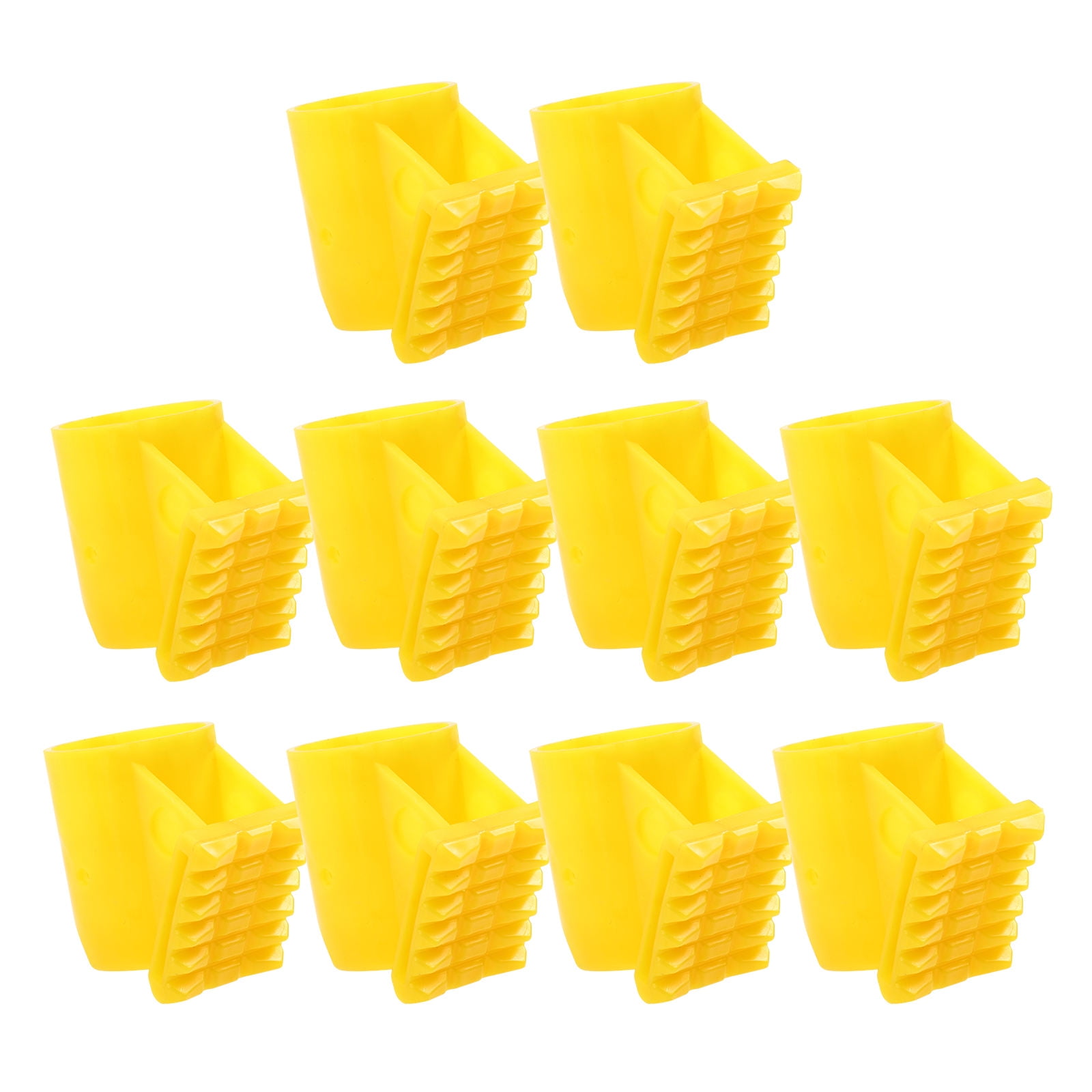 SWETRACE 10Pcs Yellow Plastic Tree Support Fixer for Gardening ...