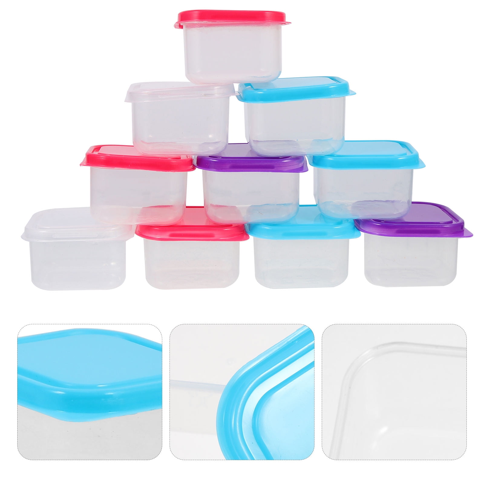 SWETRACE 12Pcs Refrigerator Organizing Box Transparent Polypropylene ...
