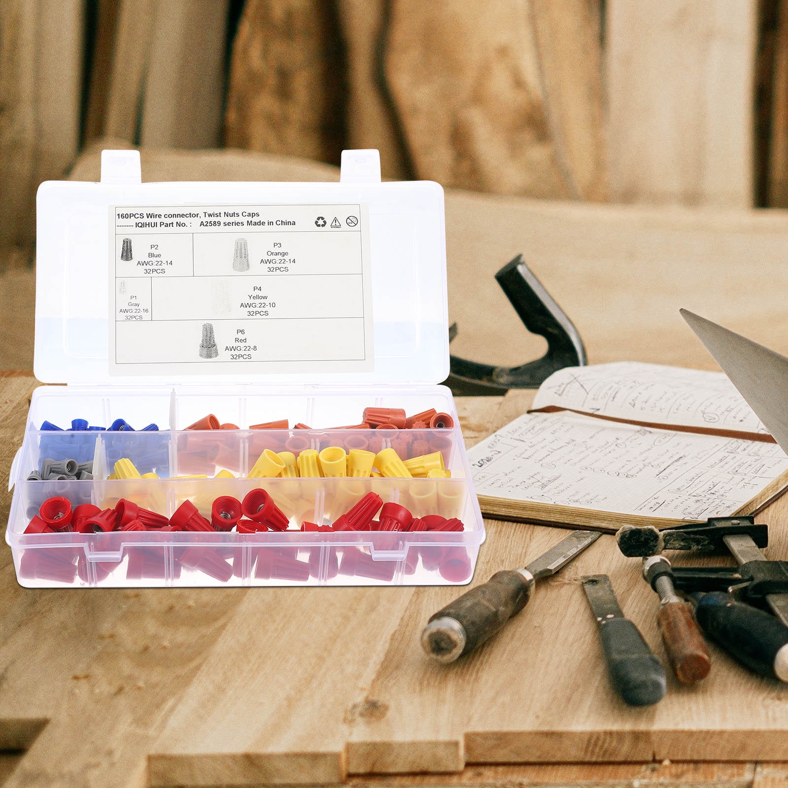 SWETRACE 160Pcs Wire Caps Waterproof DIY Enthusiasts - Walmart.com