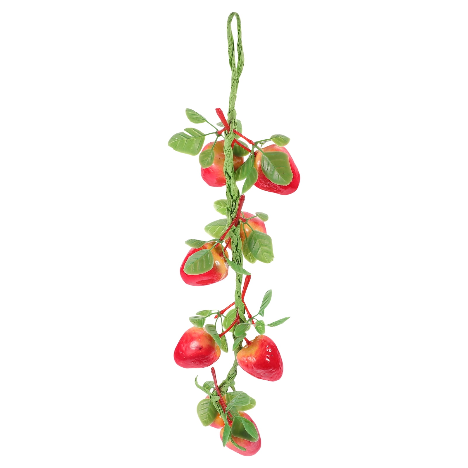 SWETRACE 1Pack Artificial Strawberry Bunch Red Foams Polystyrene ...