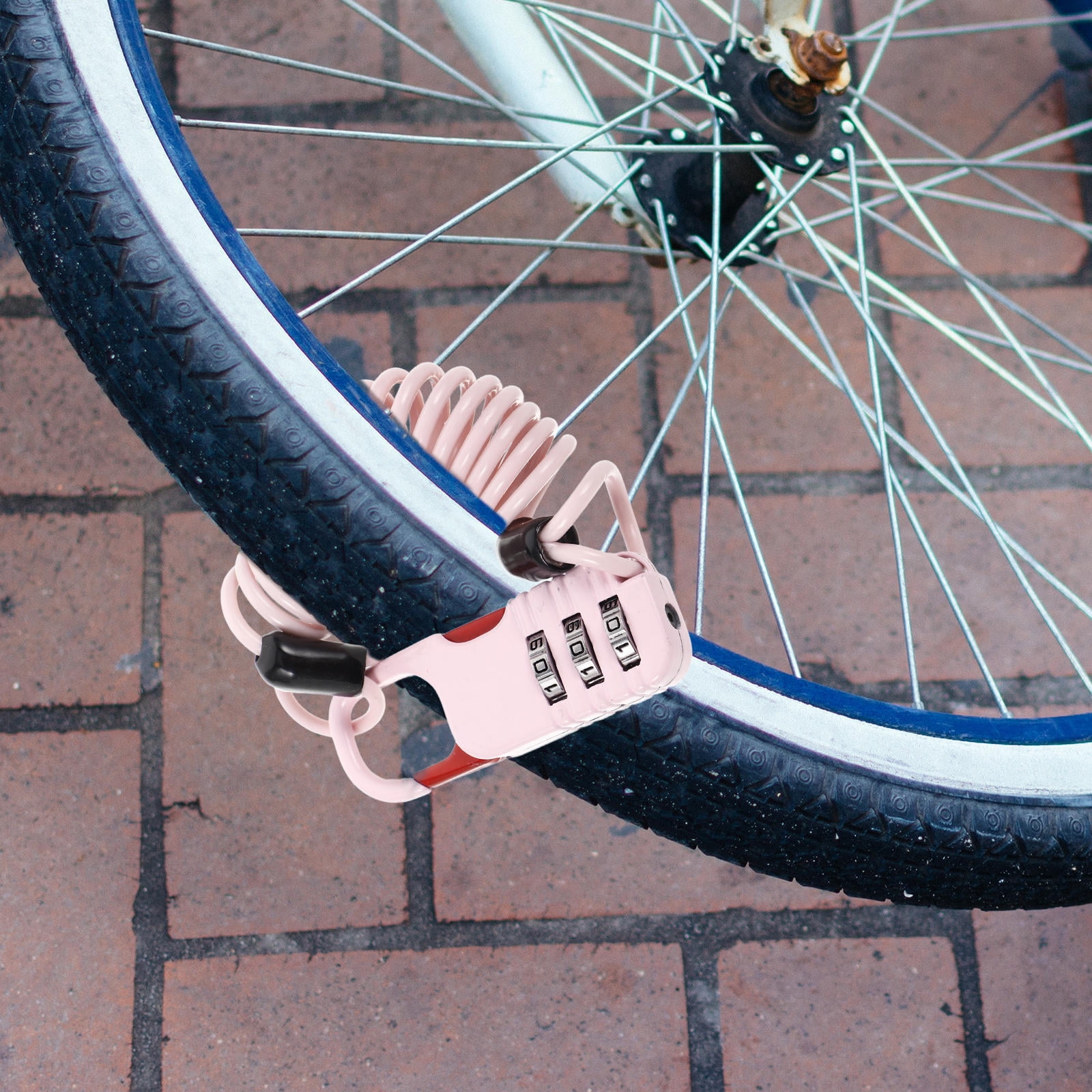 SWETRACE 1Pack Assorted Color Bike Cable Combination Lock For Bicycle ...