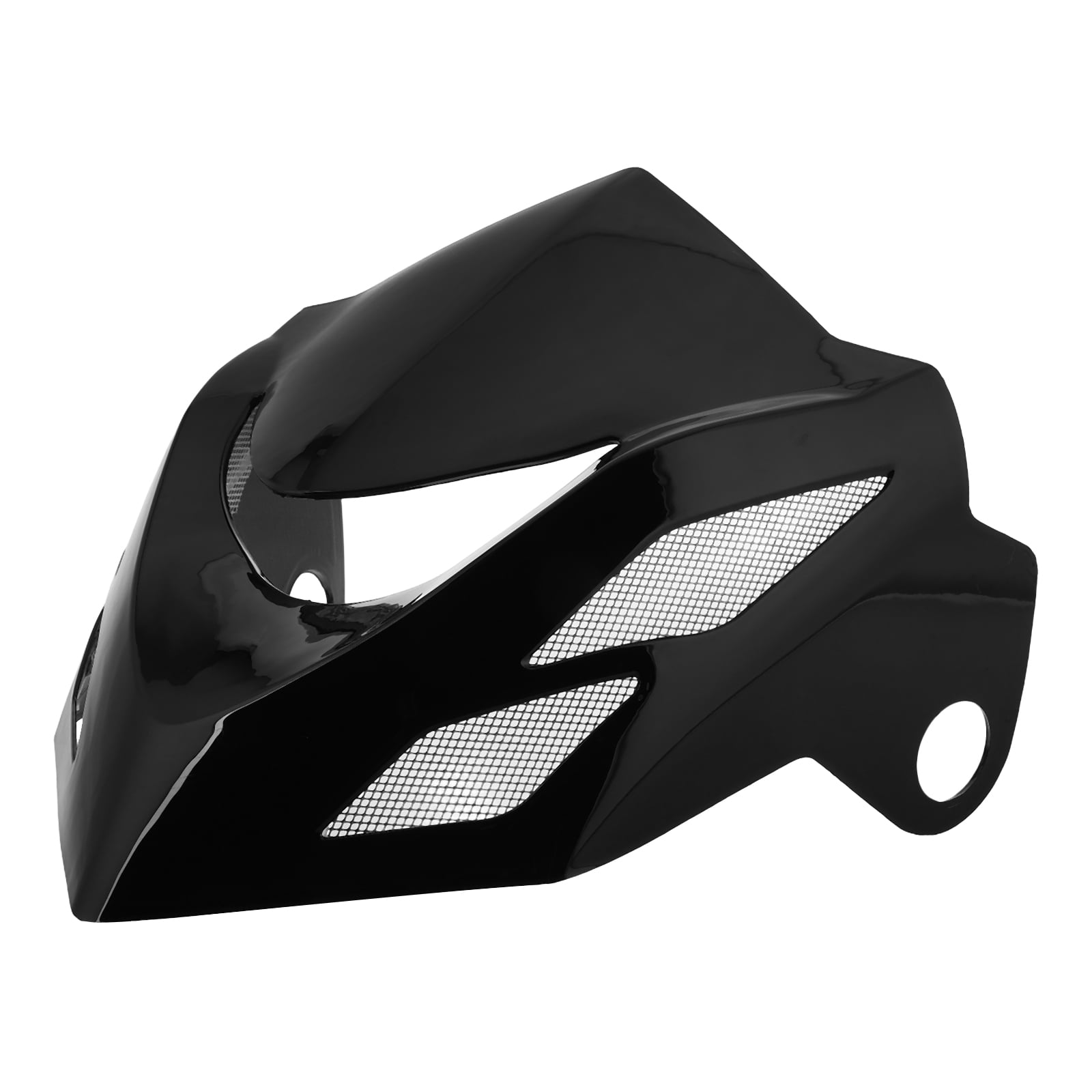 SWETRACE 1Pack Black ABS Motorbike Windshield Guards Universal Fit 11 ...