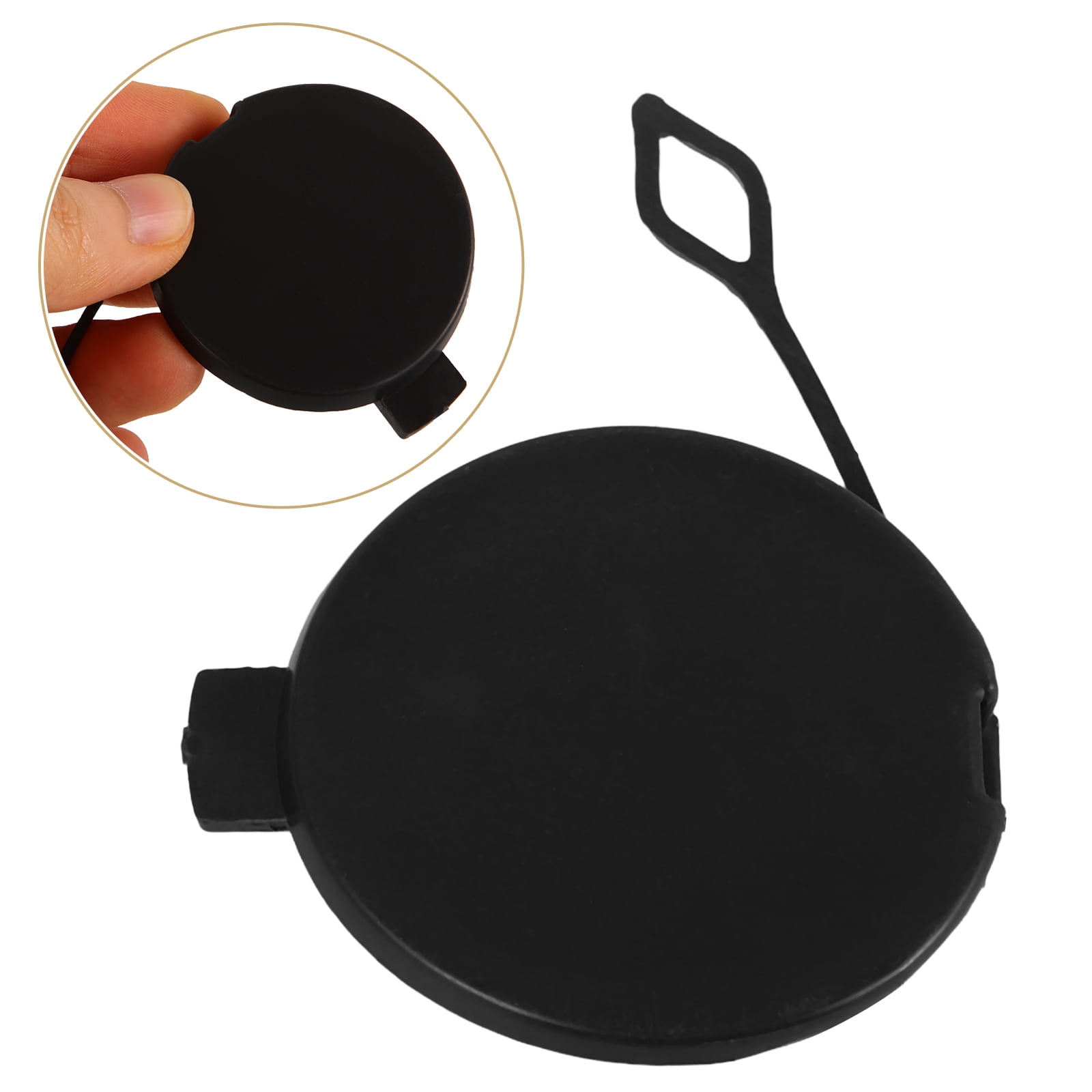 SWETRACE 1Pack Black ABS Tow Hook Cap Cover for Front Bumper Protection ...