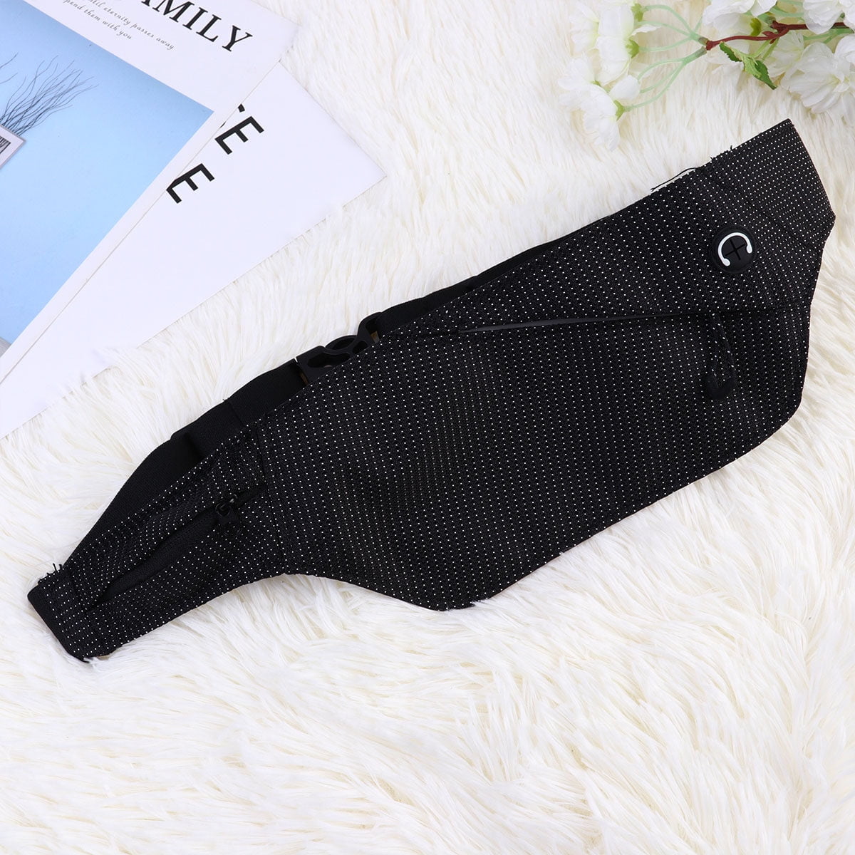 SWETRACE Men's Outdoor Multi Purpose Waist Bag Black 1Pcs 17.7X3.9X0 ...