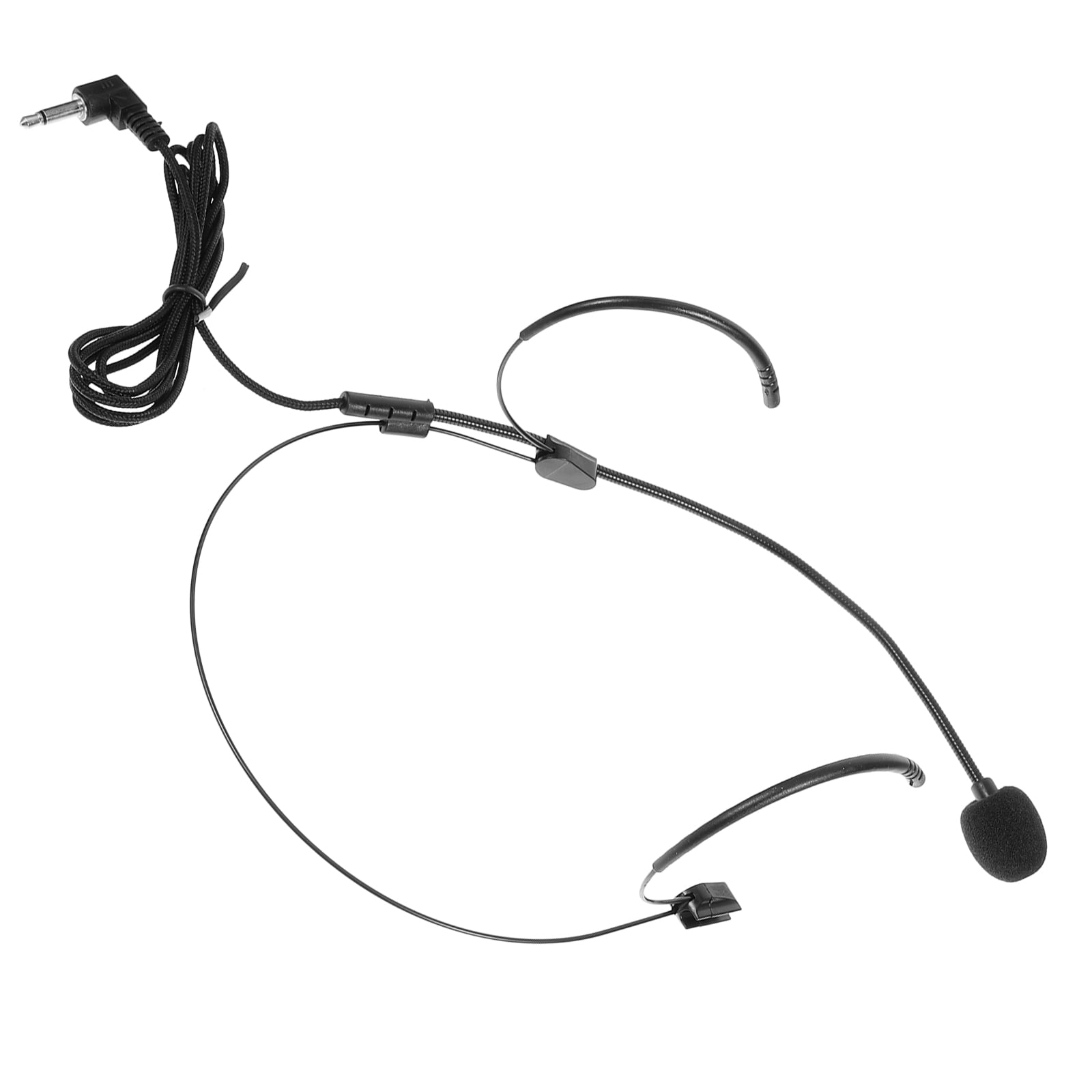 SWETRACE 1Pack Black Headset Microphone for TV Broadcasting with Clear ...