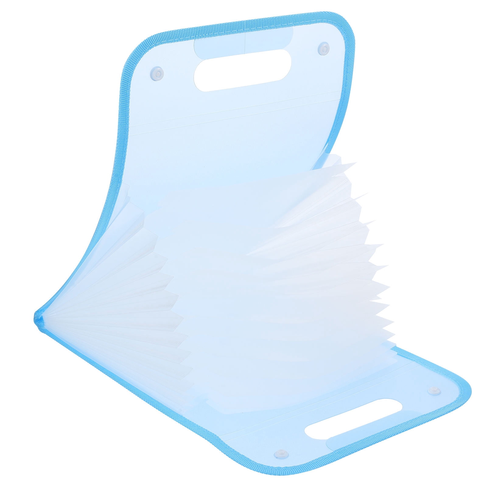 SWETRACE 1Pack Blue PP Material File Organizer for Desk Expandable File ...