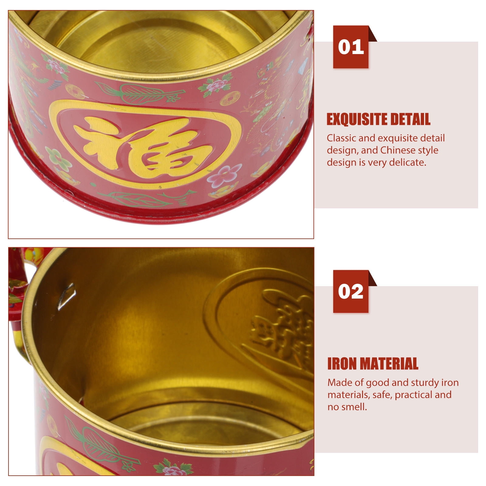 SWETRACE Classic Iron Incense Holder Family Sacrificial Ceremony 1Set 5 ...