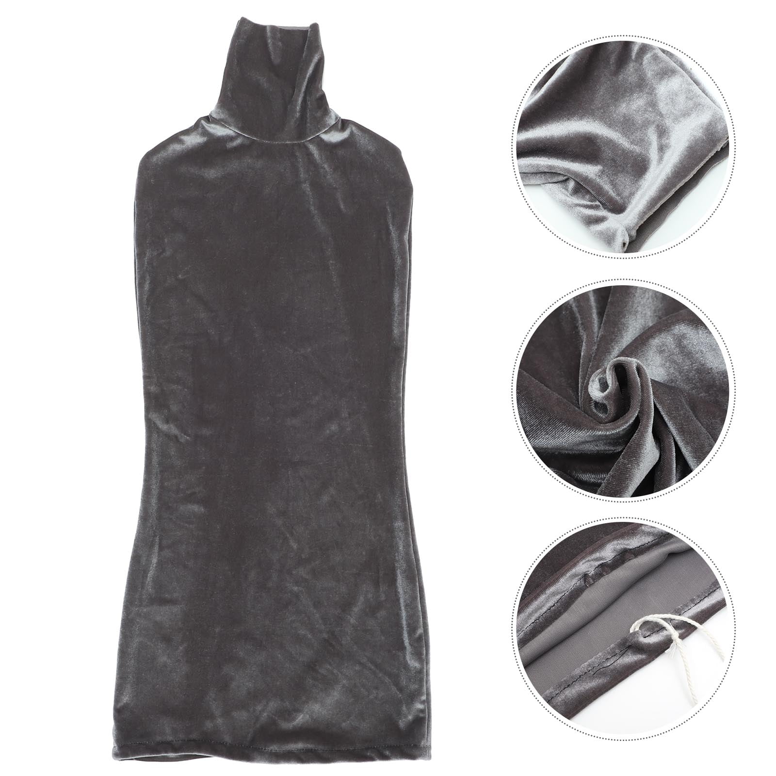 SWETRACE velvet mannequin cover Mannequin Fabric Cover Grey Women ...