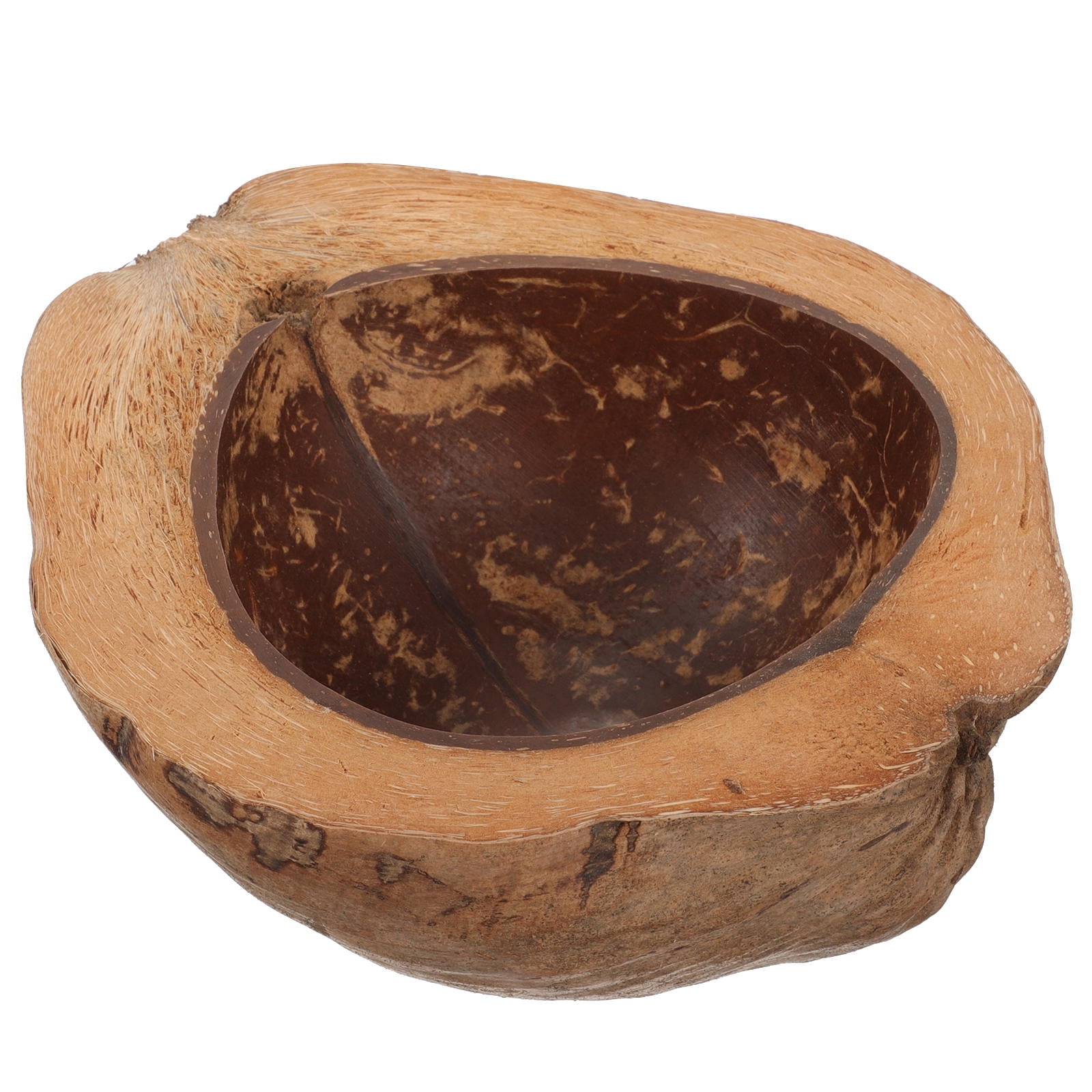SWETRACE 1Pack Natural Coconut Shells Bowl For Food Serving And Home ...