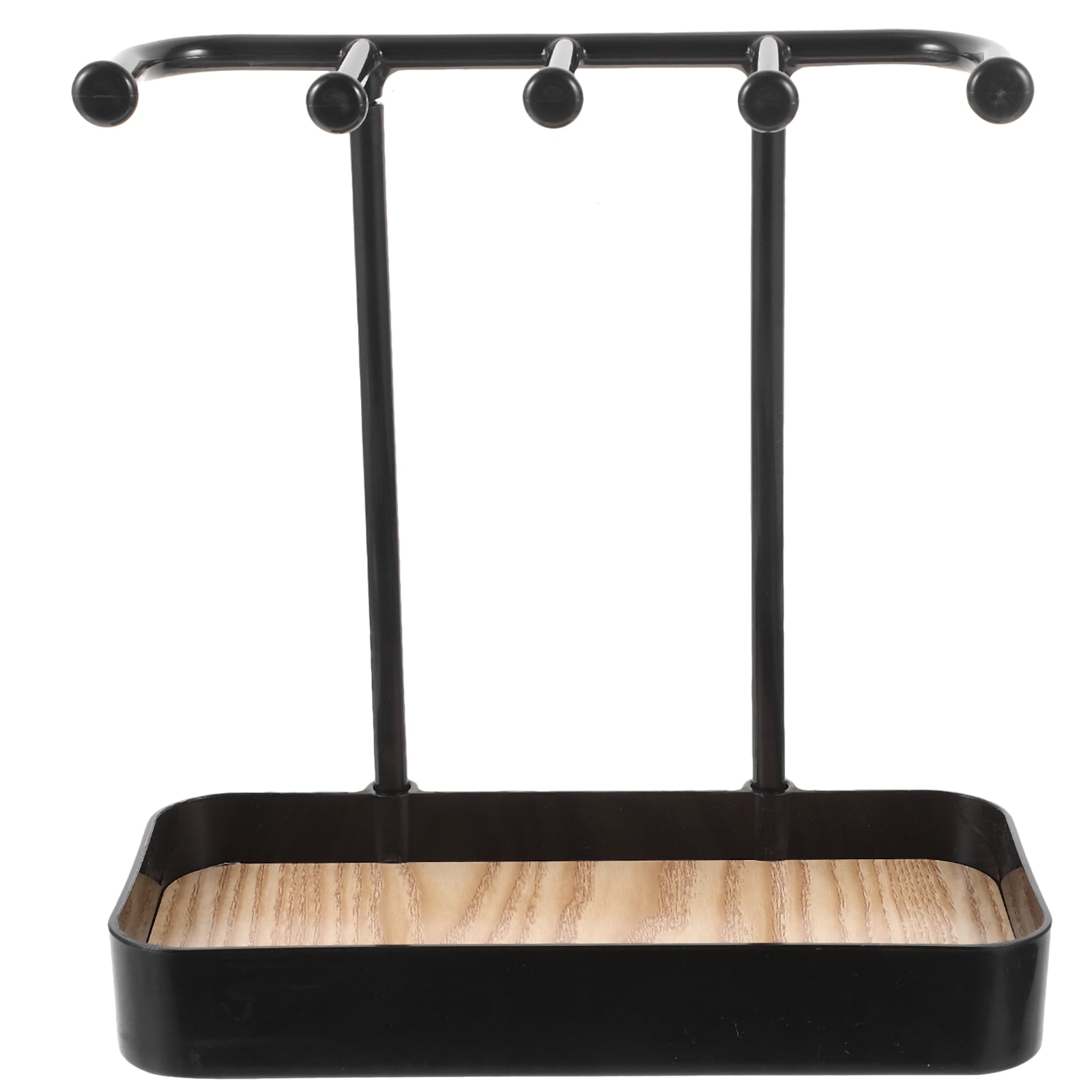 SWETRACE 1Pack Necklace Storage Rack Wooden Jewelry Organizer Stand for ...