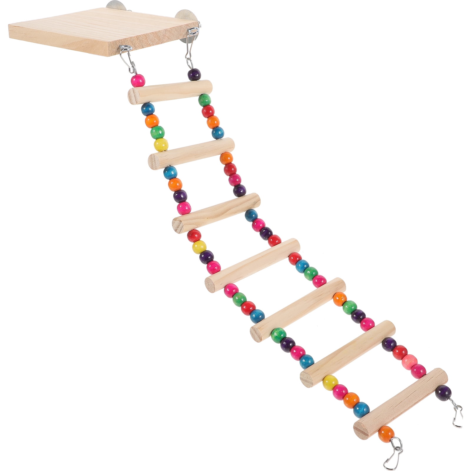 SWETRACE Bird Parrot Ladder Perch Multi Wooden 1Pack 5.5x5.1x0.4in ...