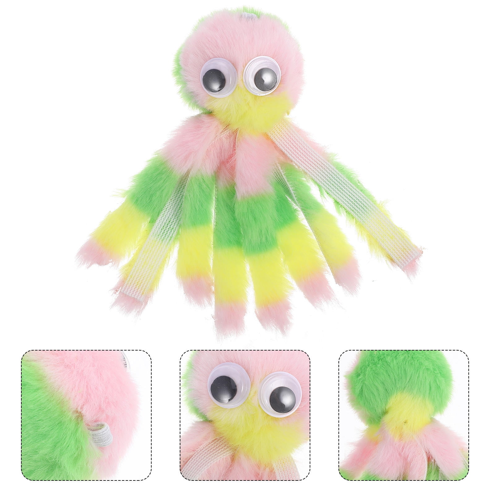 SWETRACE 1Pack Pet Teeth Cleaning Toy Octopus Shaped Plush for Cats 4 ...