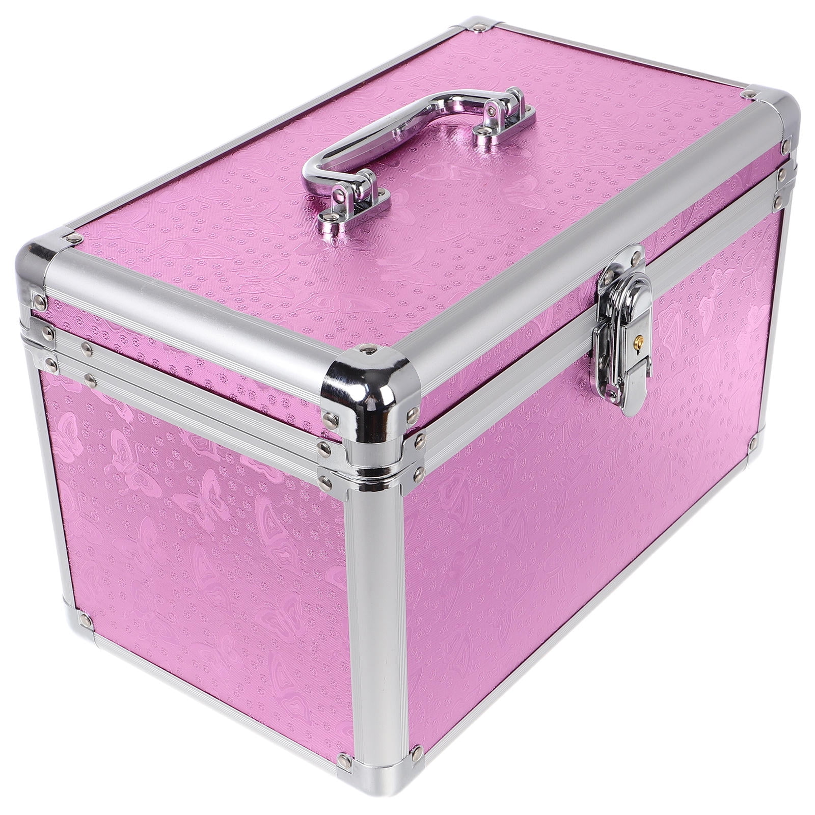 SWETRACE 1Pack Pink Metal Storage Box for Home and Office Use by All ...