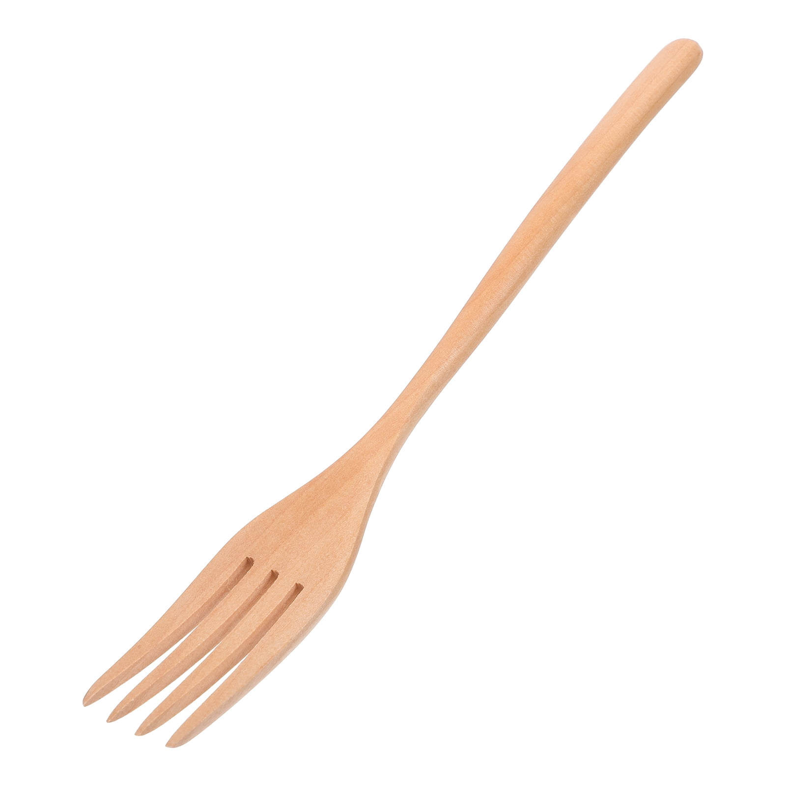SWETRACE 1Pack Serving Cutlery Of Wood Forks For Kitchen Use In Brown ...