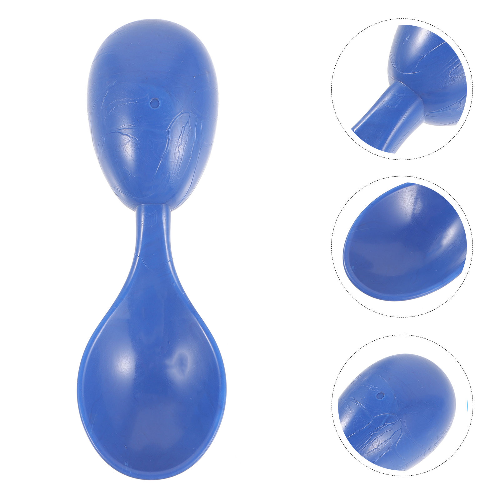 SWETRACE Plastic Cooking Spoon Reusable Spoons Blue Rubber 1Pcs ...