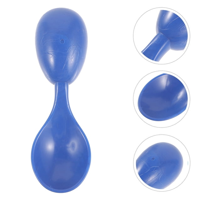 SWETRACE Plastic Cooking Spoon Reusable Spoons Blue Rubber 1Pcs ...