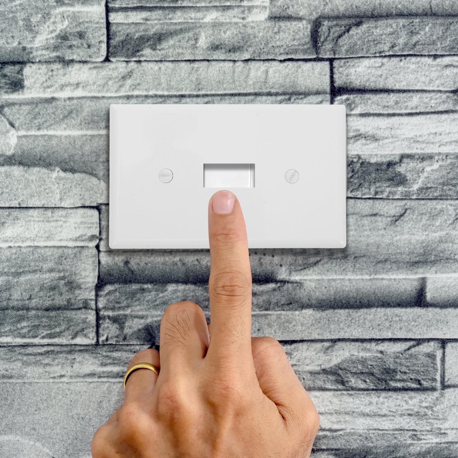 SWETRACE Light Cover Single Light Switch Cover Plate White Pc 1Pcs ...