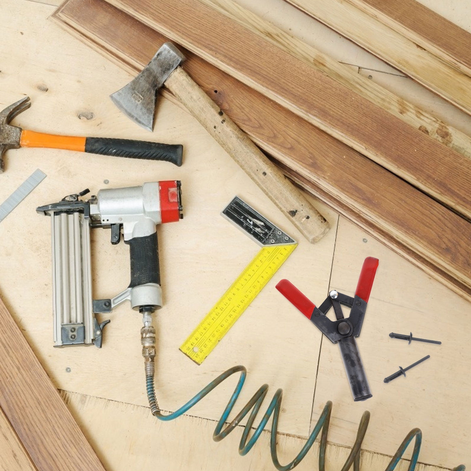 SWETRACE 1Pc Hand Riveters with Self-Adjusting Jaws for One-Handed ...