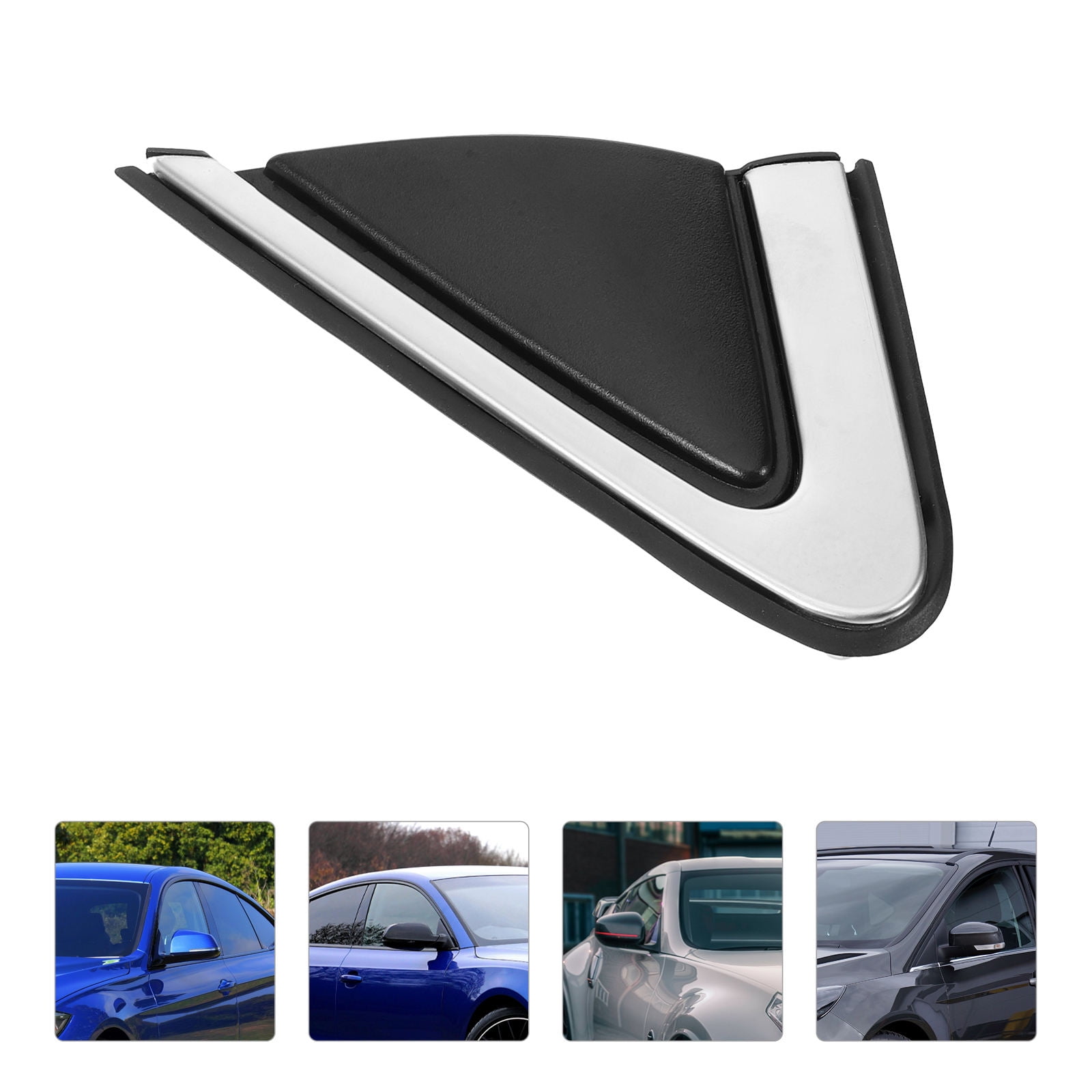 SWETRACE 1Pcs Abs Black Triangular Car Front Pillar Triangle Cover For ...