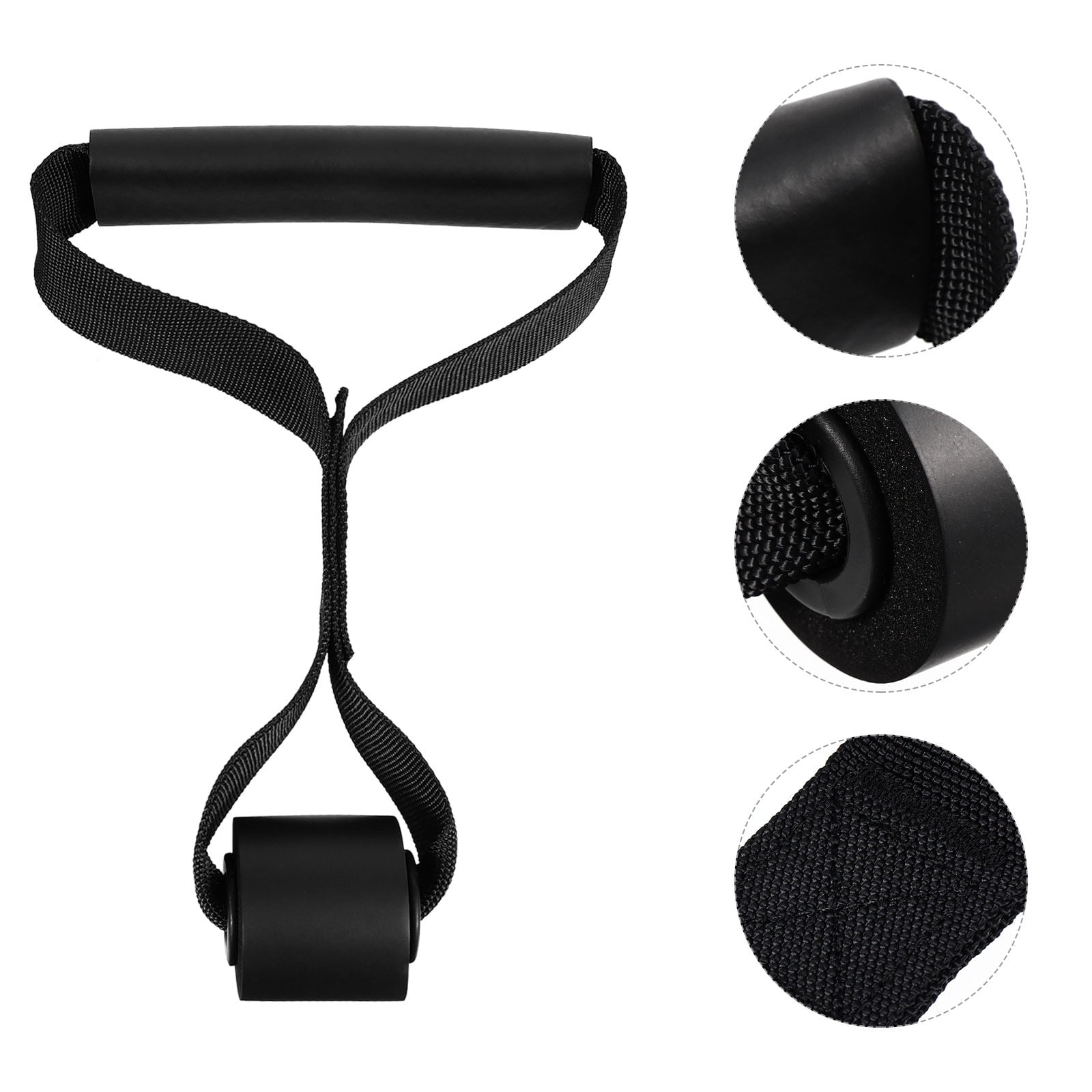 SWETRACE Fitness Pull Rope Door Buckle Black 1Pcs 7.9X1X0.08In ...