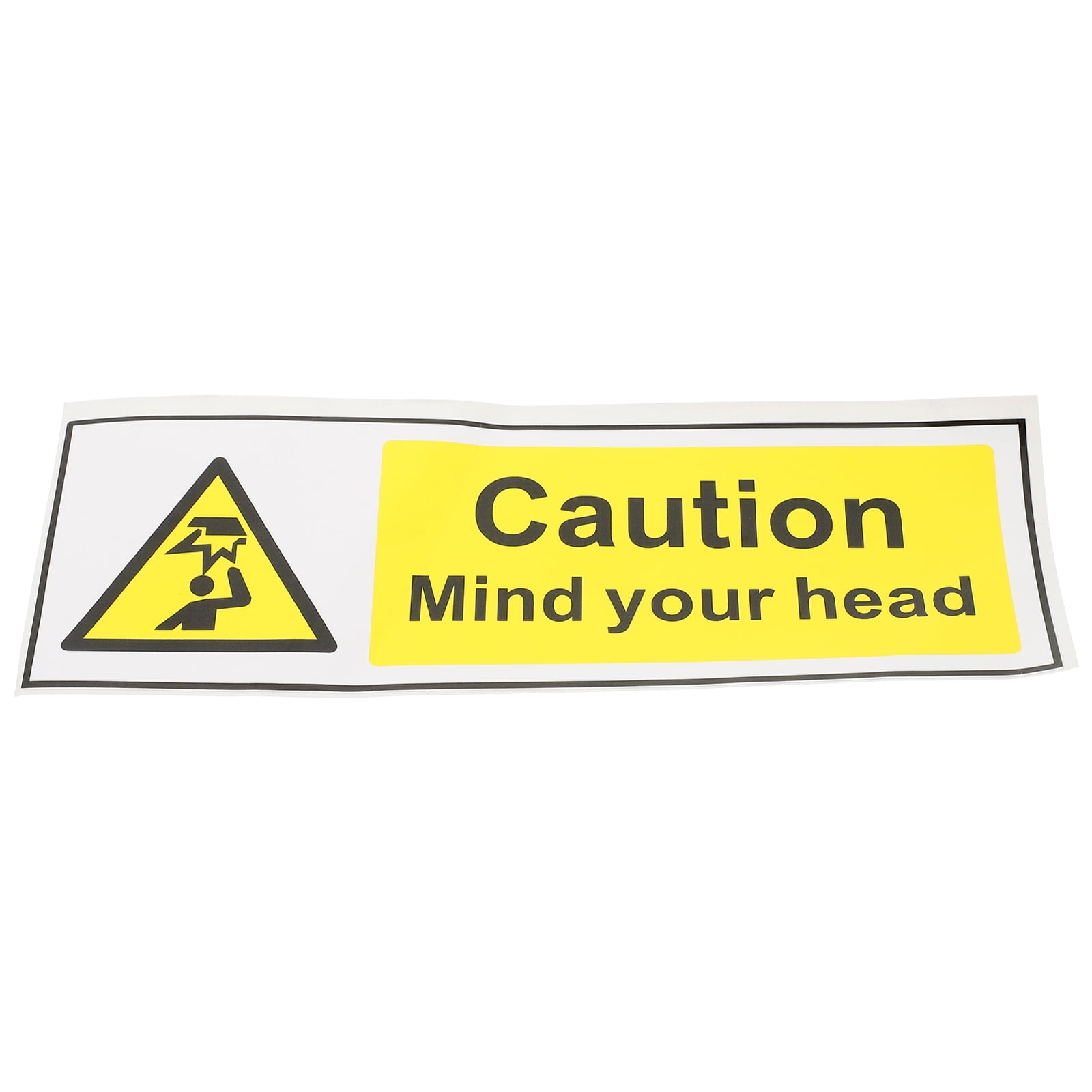 SWETRACE 1Pcs Caution Low Overhead Sticker Safety Warning Sign for ...