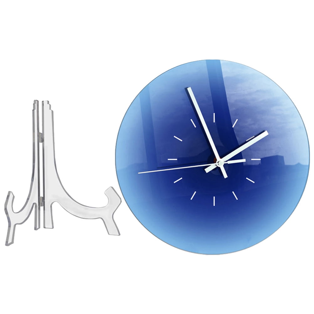SWETRACE 1Pcs Decorative Wall Clocks Simple Design Blue Acrylic For ...