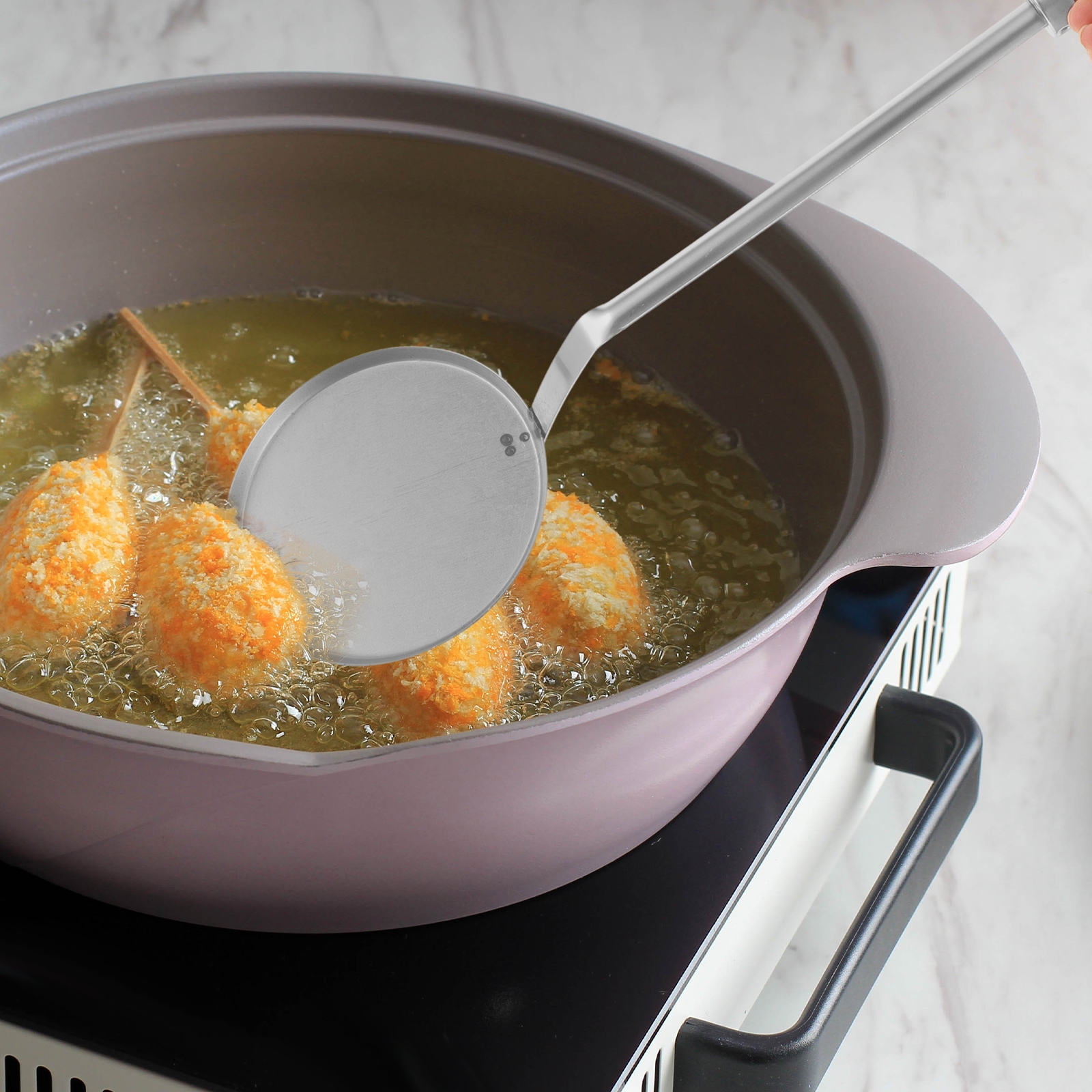 SWETRACE Rosette Maker Flat Iron Spoon Silver 1Set - Walmart.com