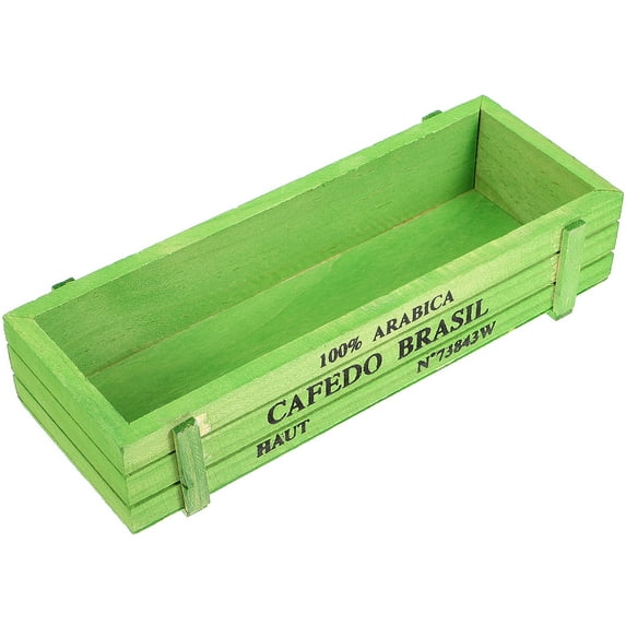 SWETRACE 1Pcs Green Rectangular Flower Pot for Indoor Plants with ...