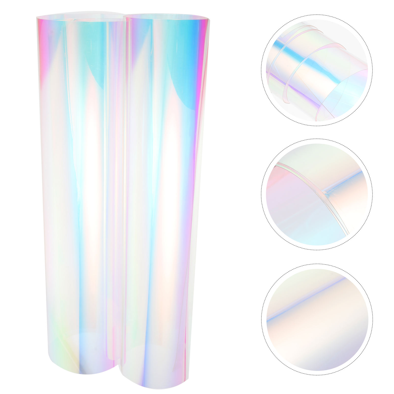 SWETRACE 1Pcs Iridescent PVC Sheets for Clothing Embroidery Appliques ...