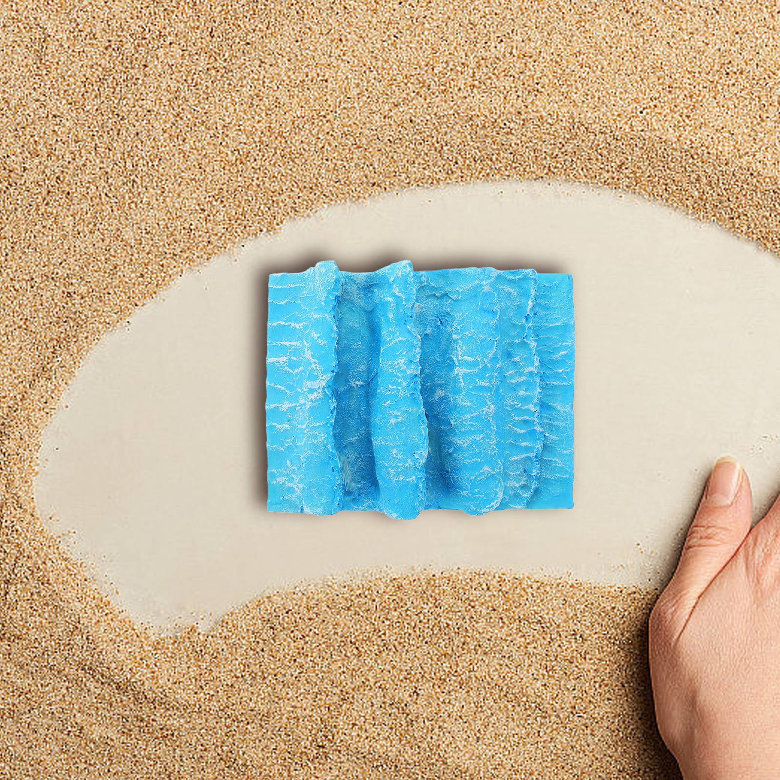 SWETRACE Resin Ocean Wave Tabletop Ornament Figurine Sky Decorative Art ...