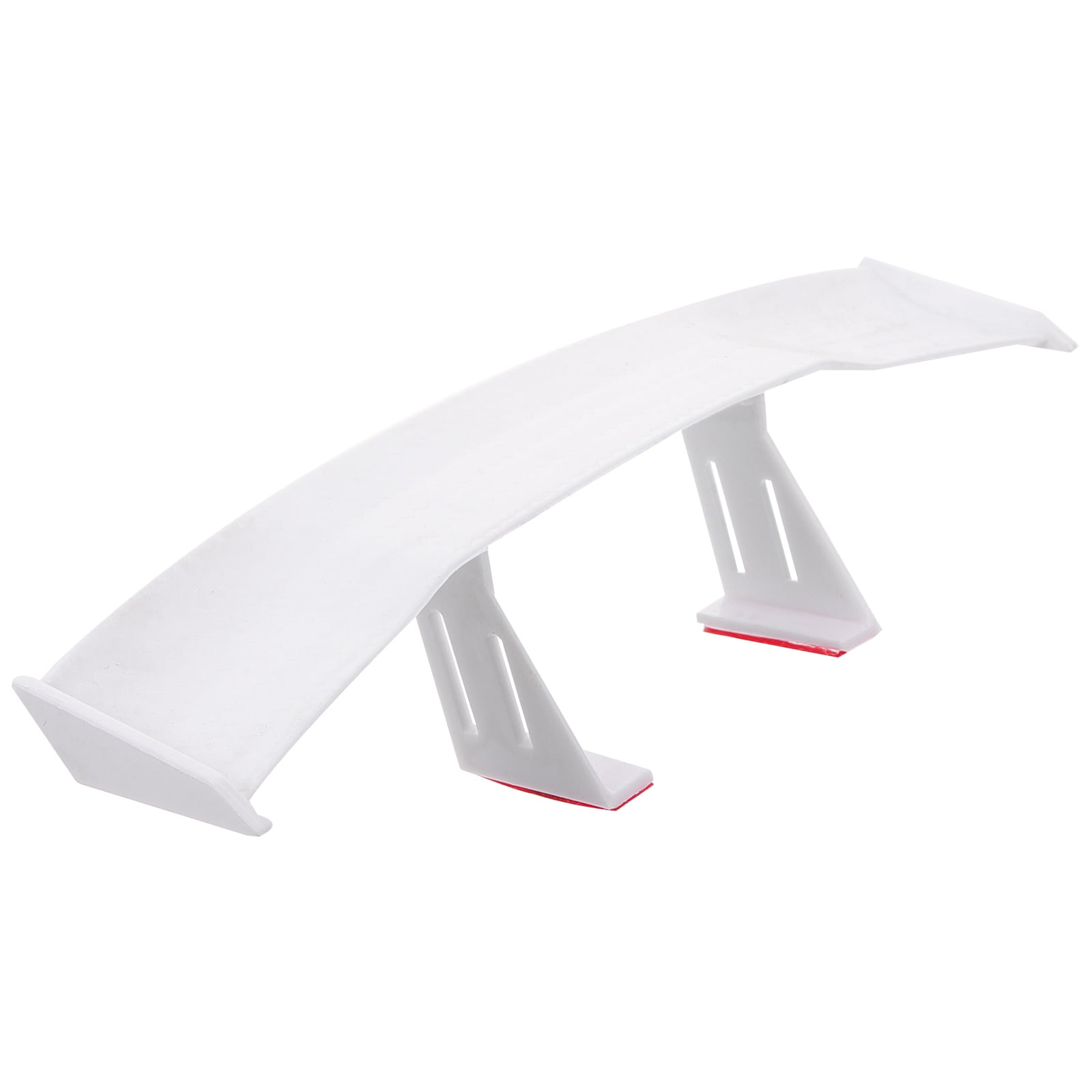 SWETRACE 1Pcs White FRP Carbon Fiber Texture Mini Wing Shape Spoiler ...
