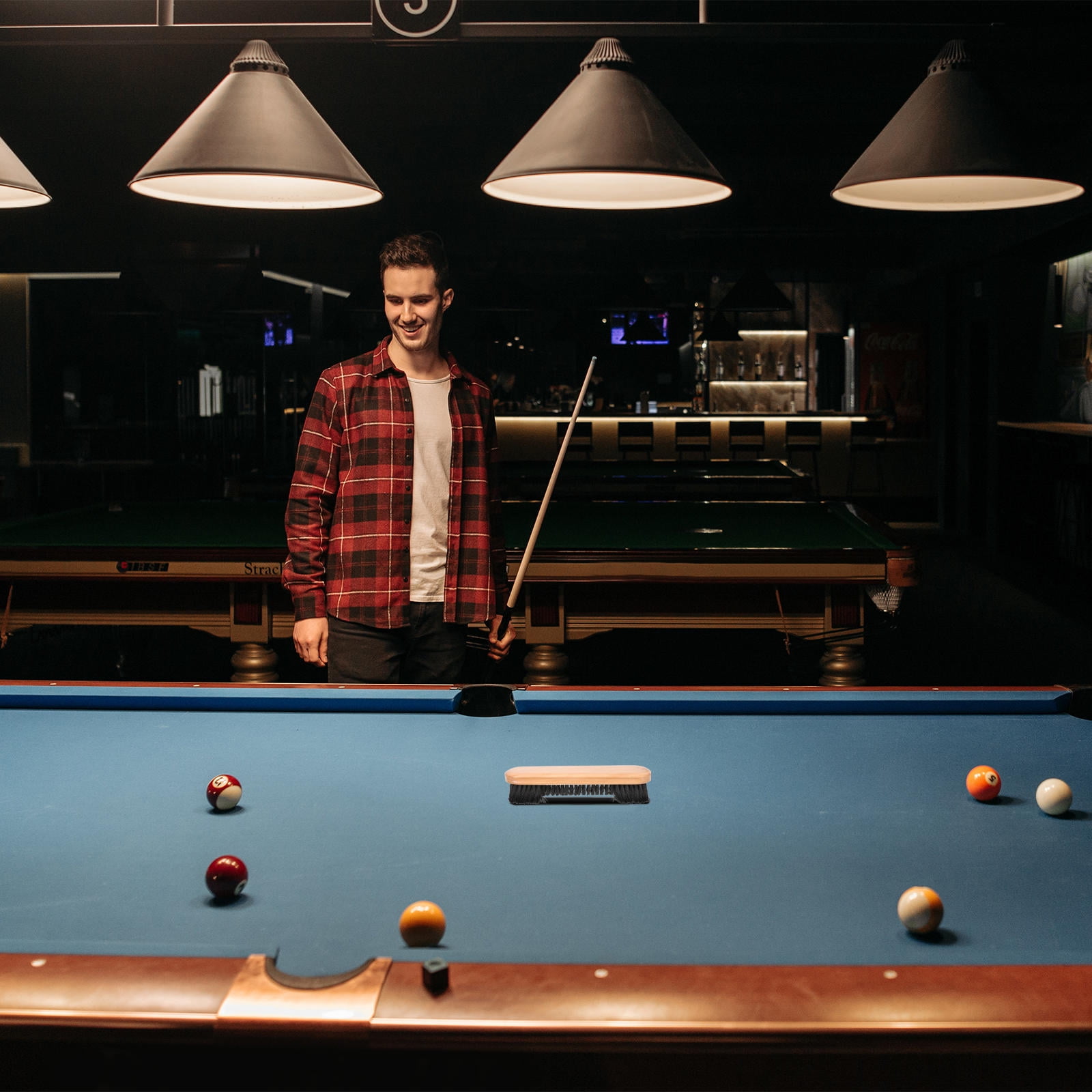 SWETRACE 1Set Billiard Cleaning Kit Assorted Color Wood Cotton Nylon ...