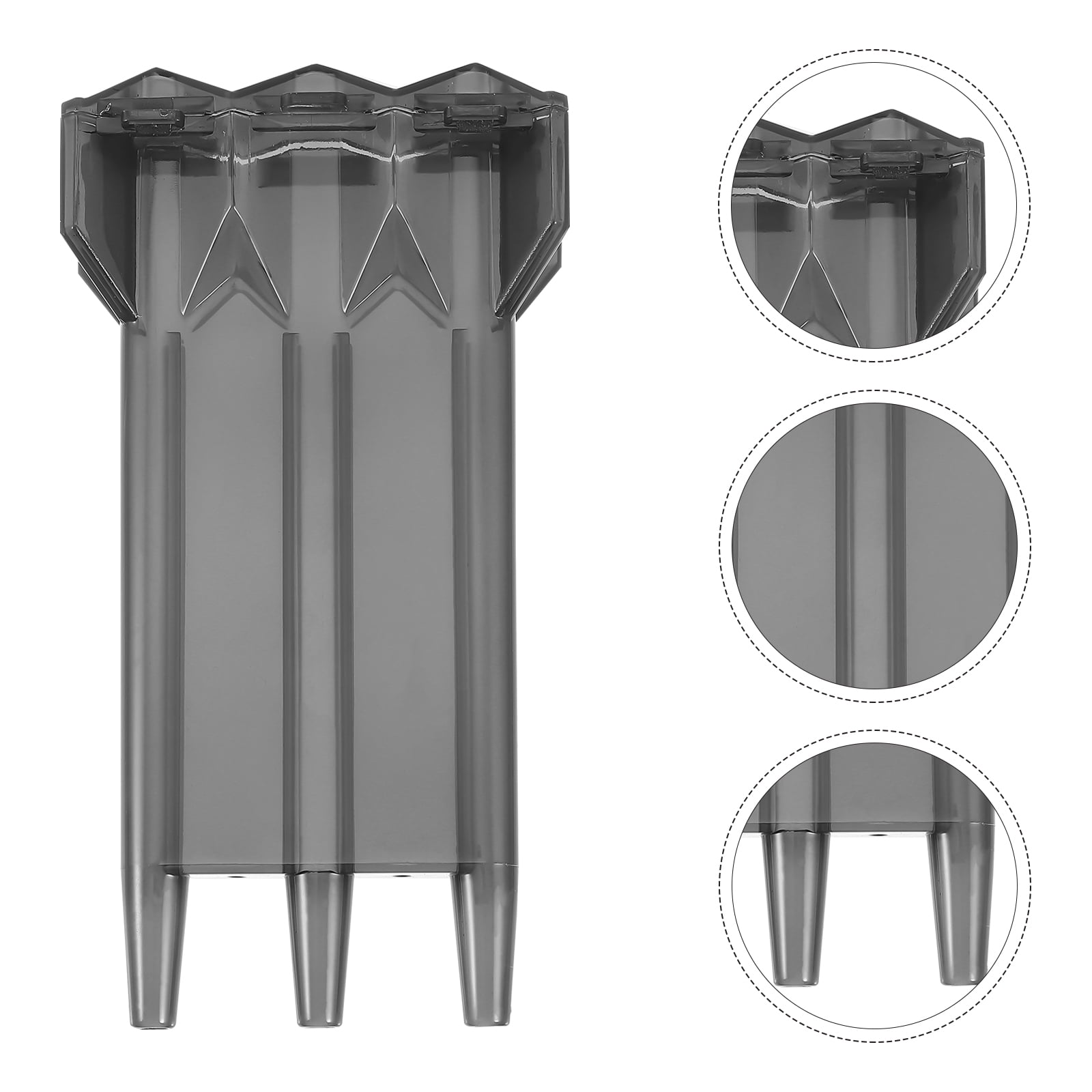 SWETRACE 1Set Black Plastic Dart Storage Box Portable Organizer Box for ...