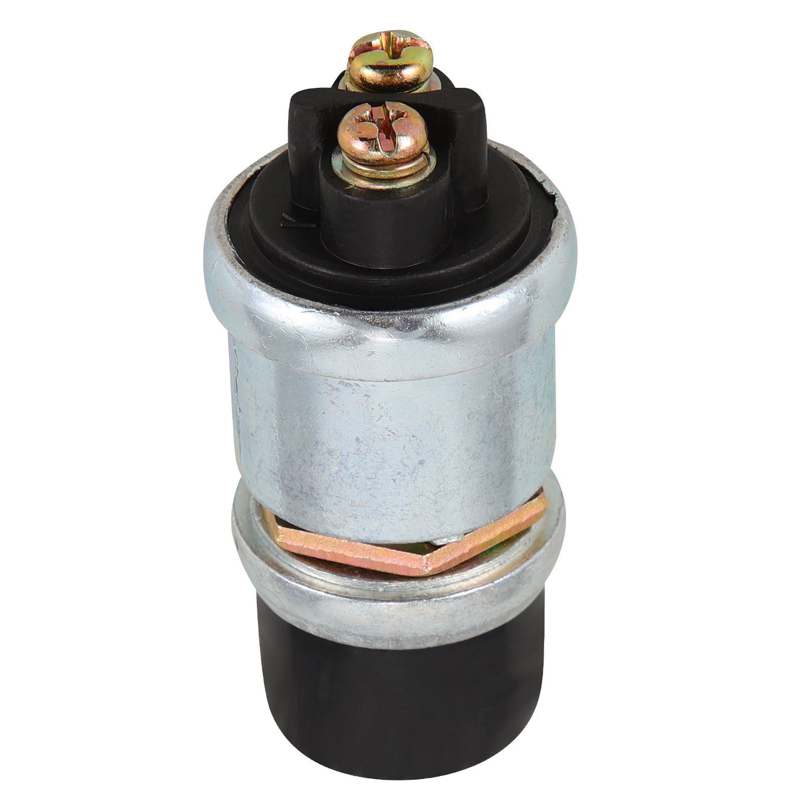 SWETRACE 1Set Car Push Button Starter Silver Round Simple Structure ...