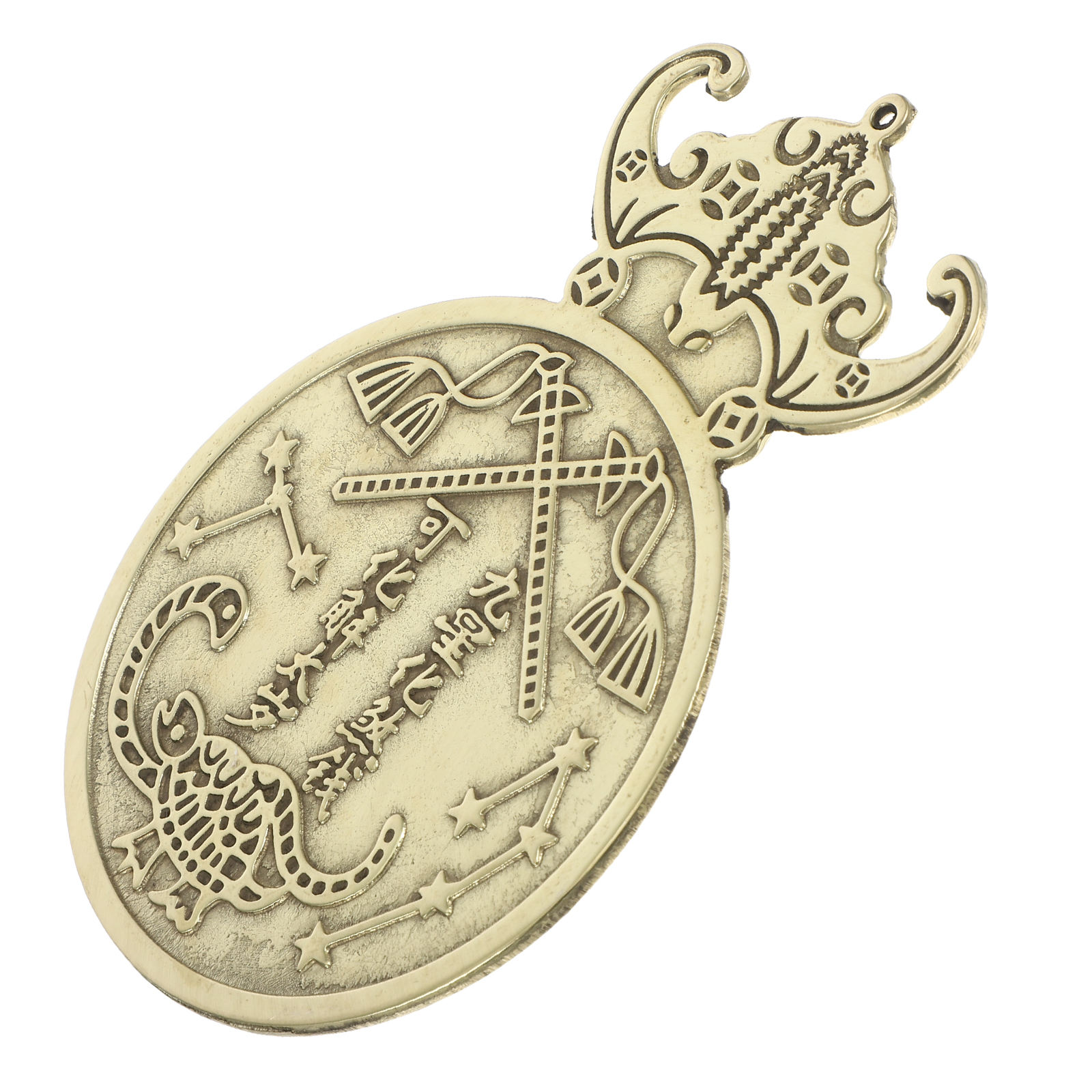 SWETRACE 1Set Decorative Pendant Copper Material Bagua Shape Chinese ...