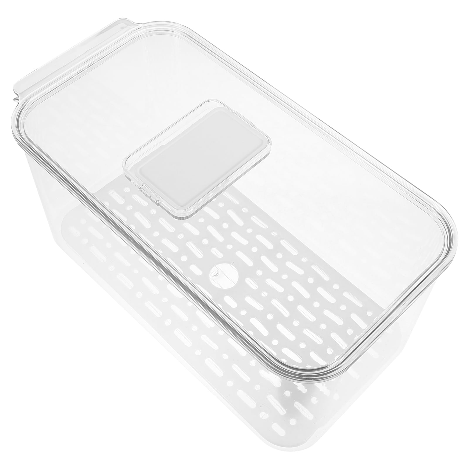 SWETRACE Plastic Organizer Bins Large Capacity Storage Box Transparent ...