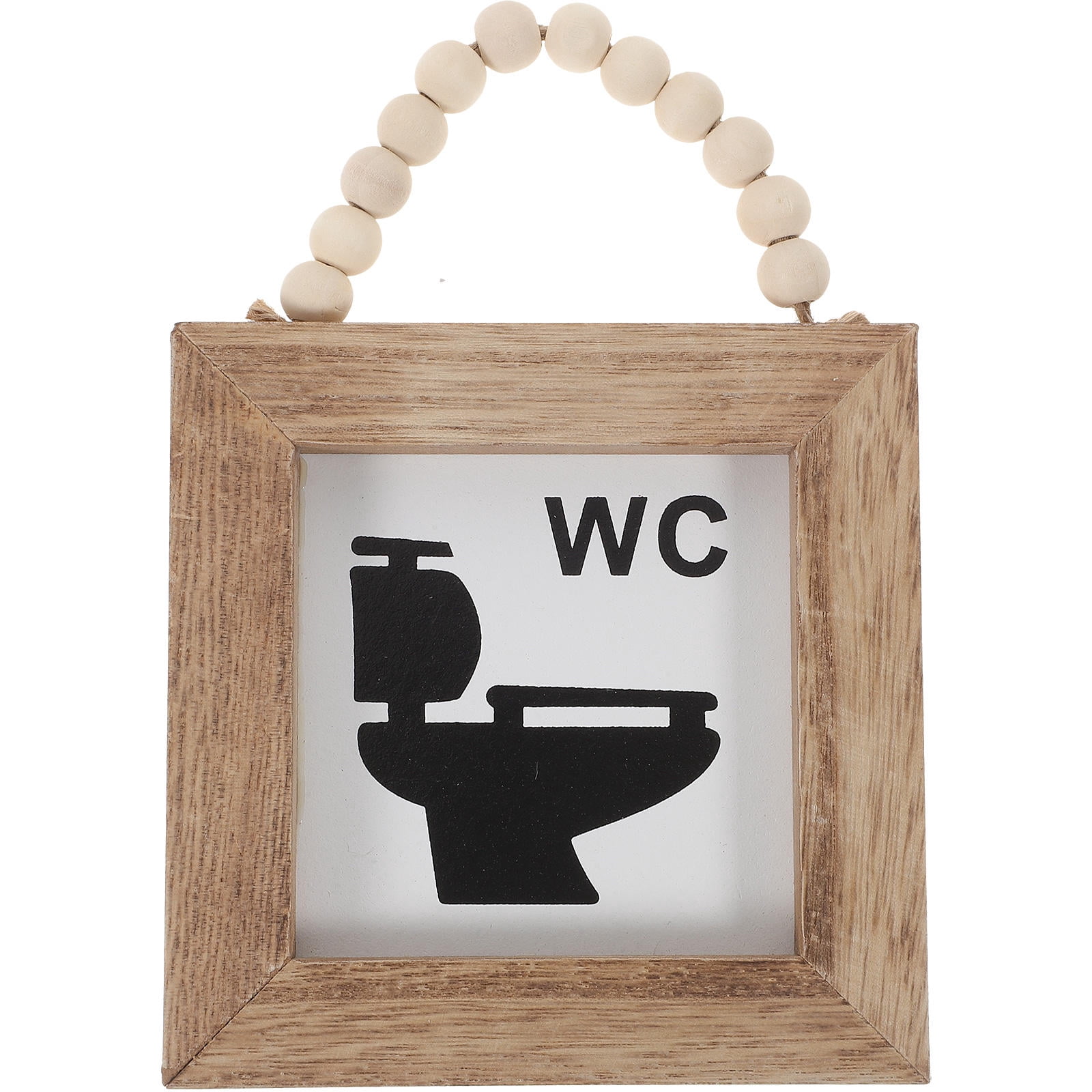 SWETRACE 1Set Hanging Board Toilet Sign Restroom Door Plaque Multi ...