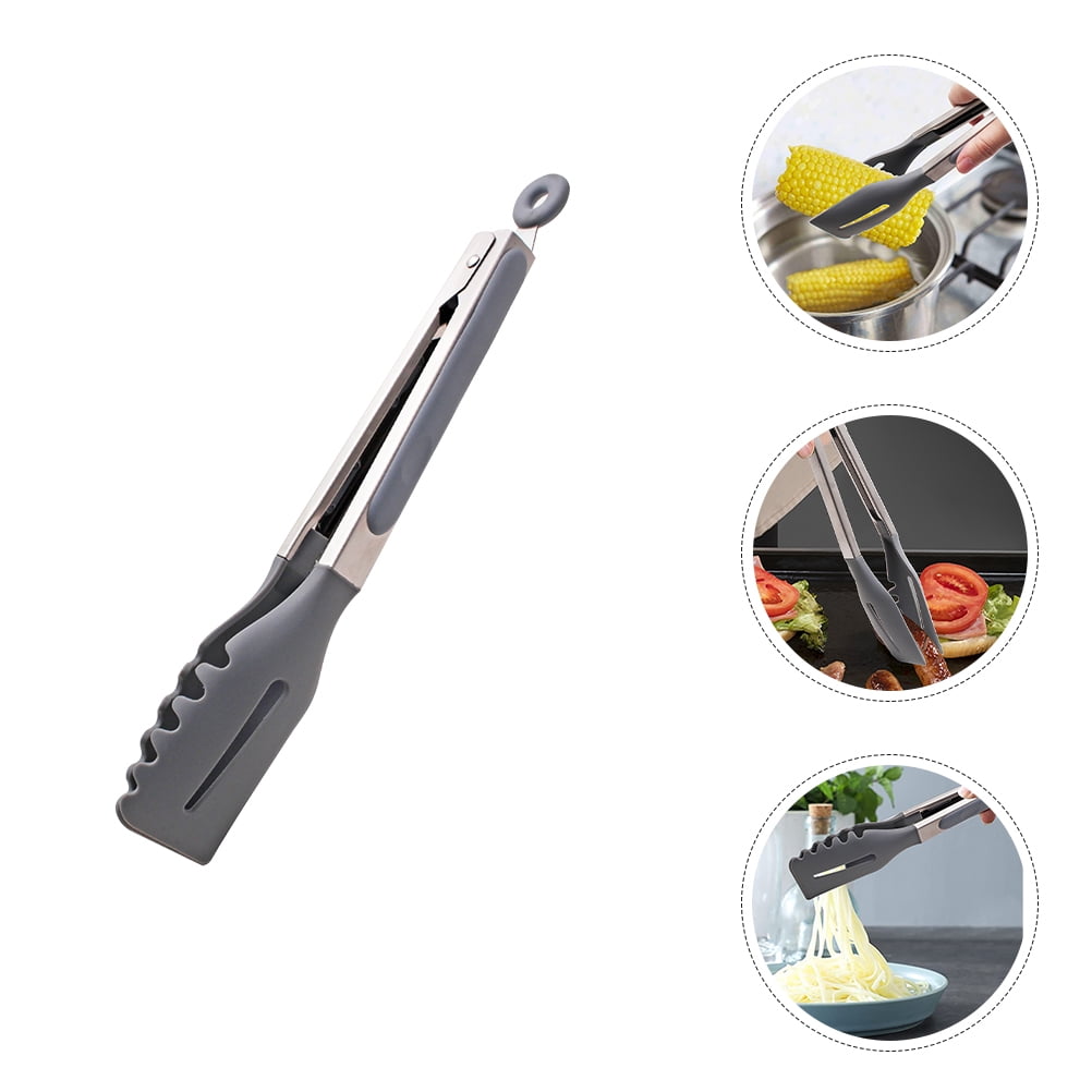 SWETRACE 1Set Heat Resistant Kitchen Tongs Barbecue Tong with Long ...