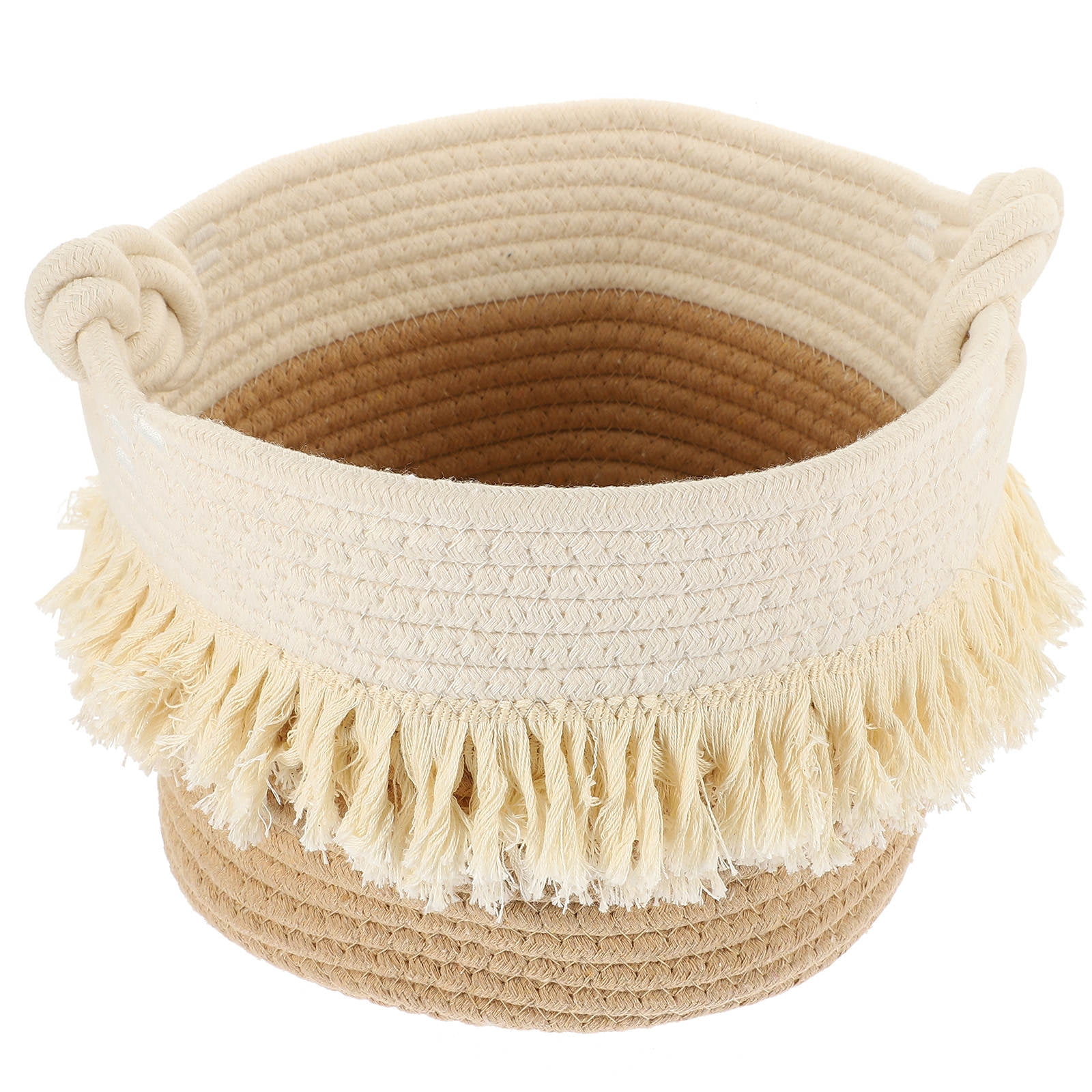 SWETRACE 1Set Laundry Basket Cotton Rope Woven Rectangular for Clothes ...